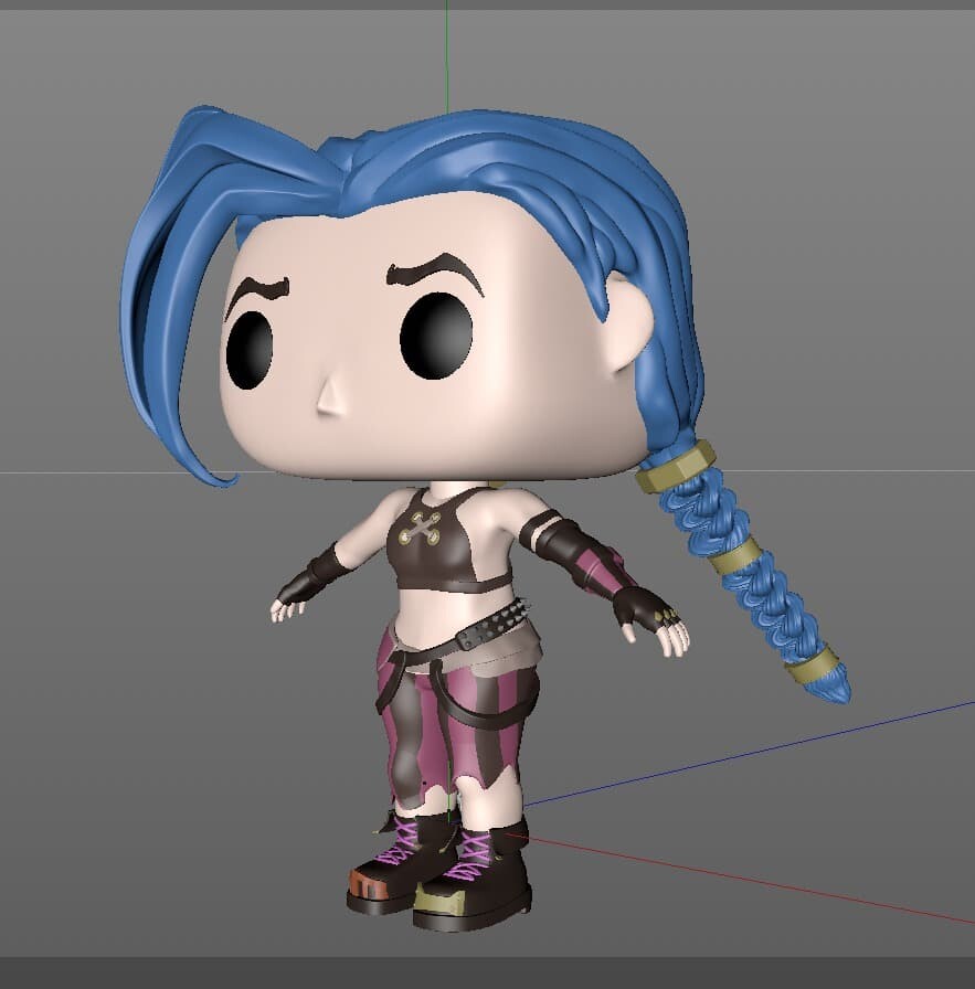 ArtStation - Fan Art Jinx Style Pop