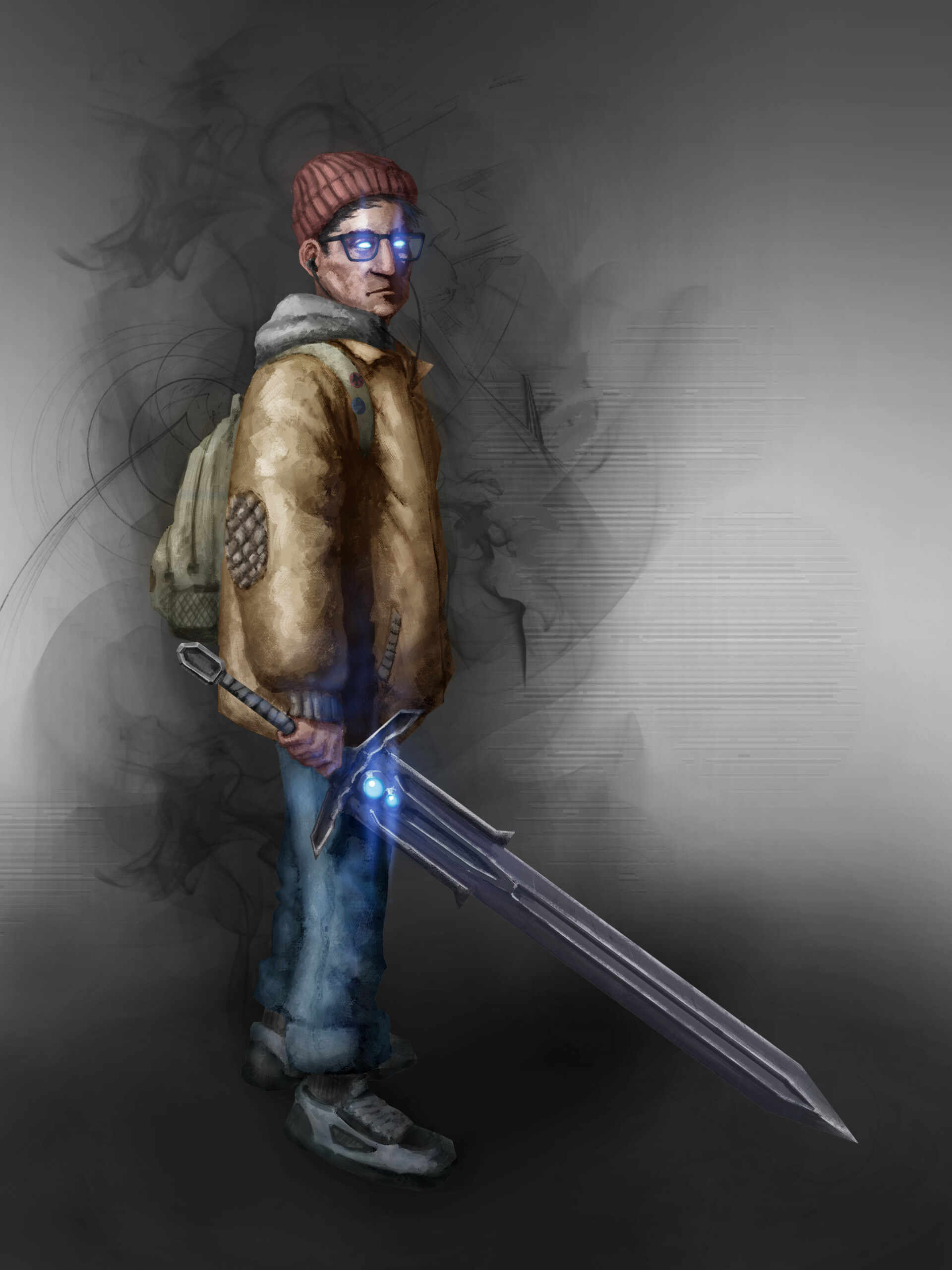 ArtStation - Guy with a sword