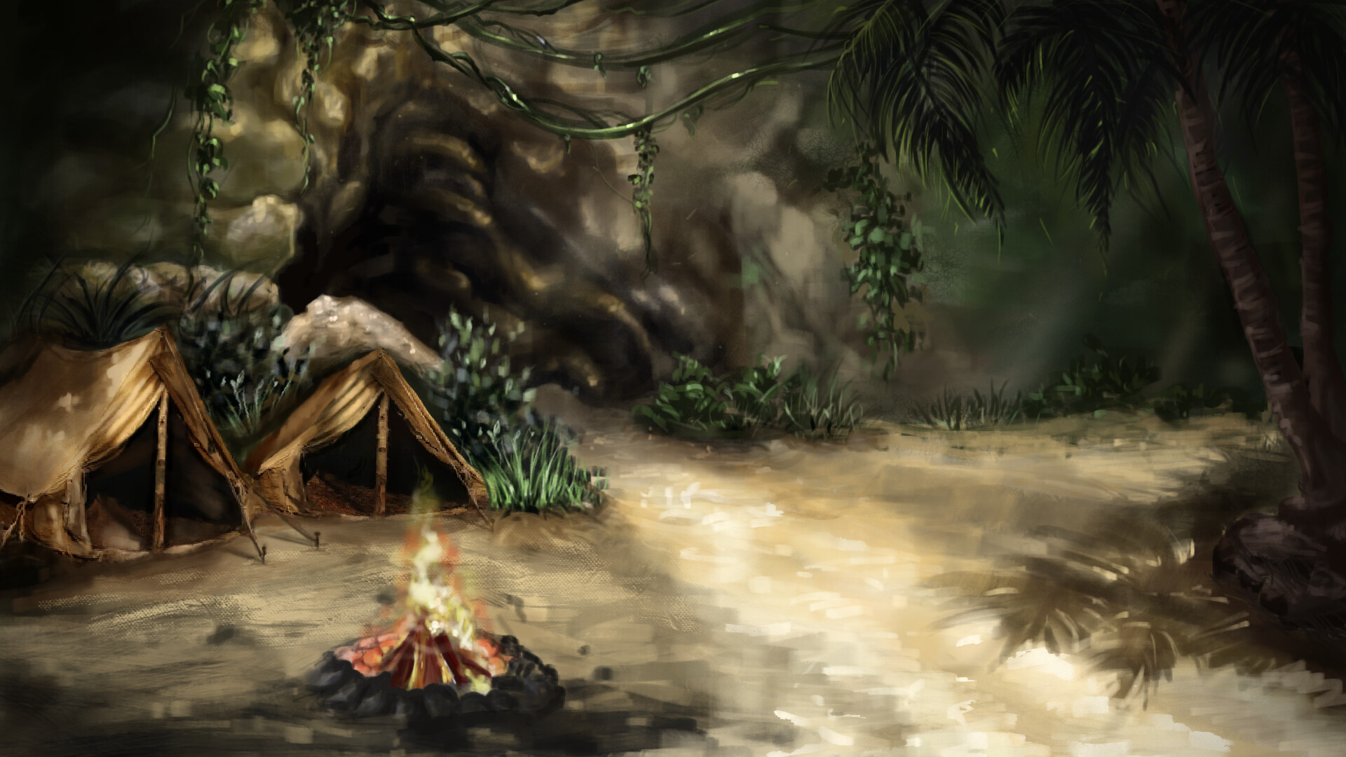 ArtStation - Cursed Cave