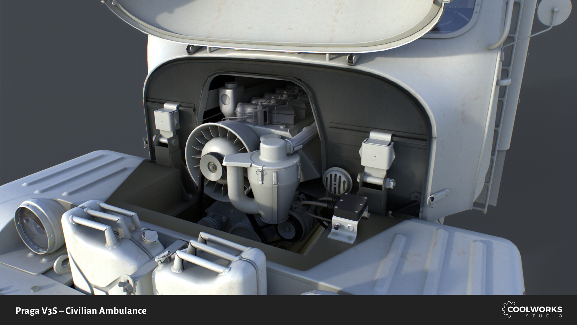 Jiří Ščupal - Praga V3S (Ambulance – Civilian Variant) [CoolWorks Studio]