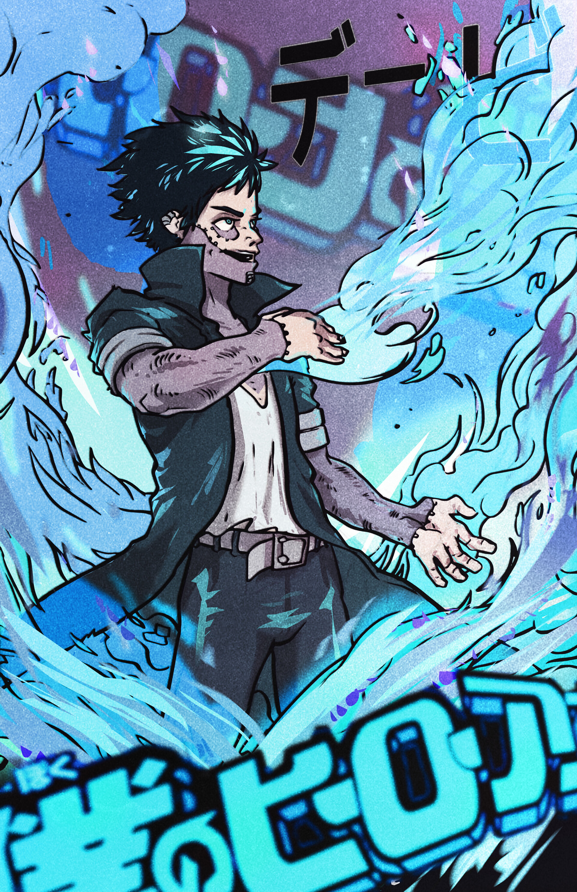 Timothy Lamb - Dabi - The Blue Flame - My Hero Academia