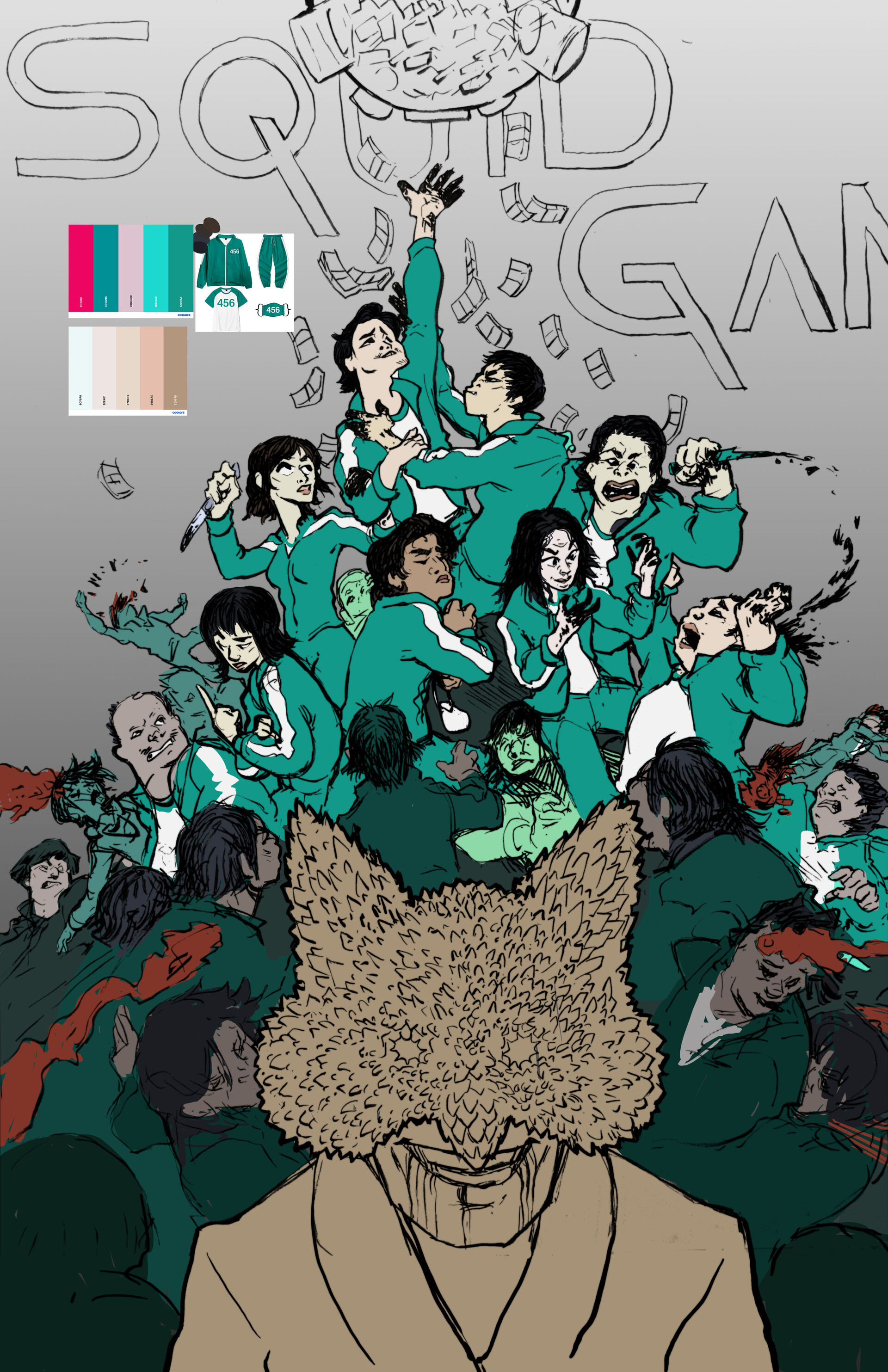 Timothy Lamb - Gganbu Games - Squid Game - Fan Poster