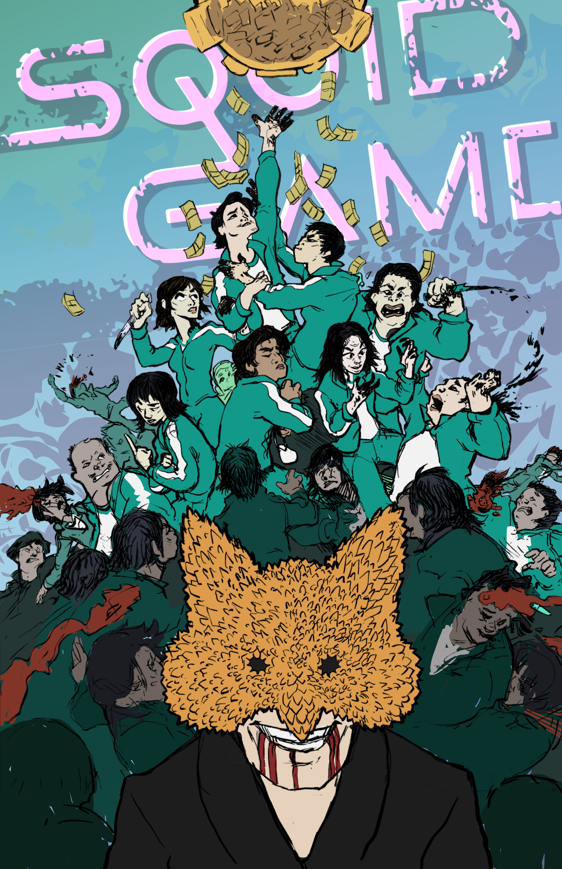 Timothy Lamb - Gganbu Games - Squid Game - Fan Poster