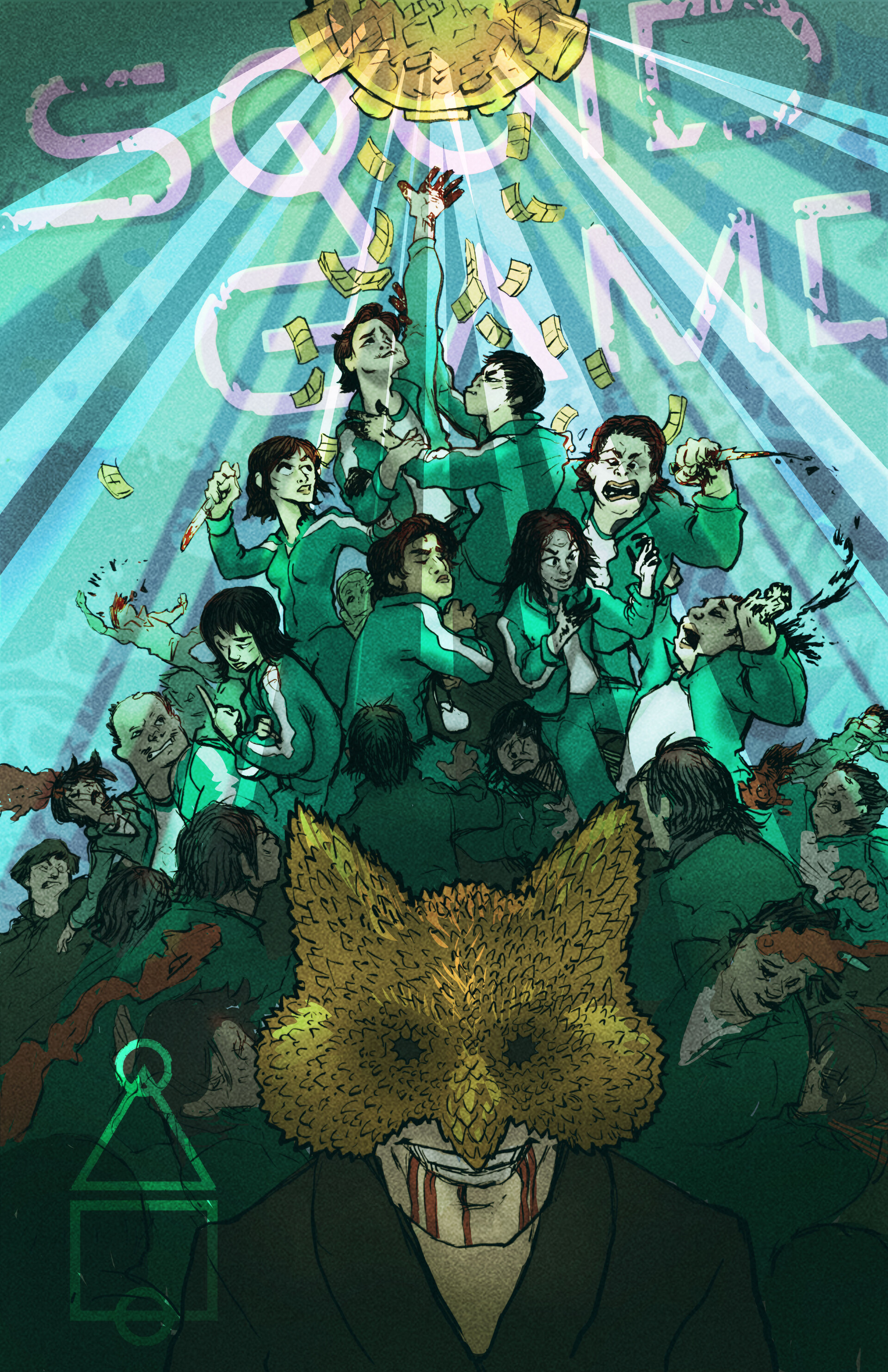 Timothy Lamb - Gganbu Games - Squid Game - Fan Poster