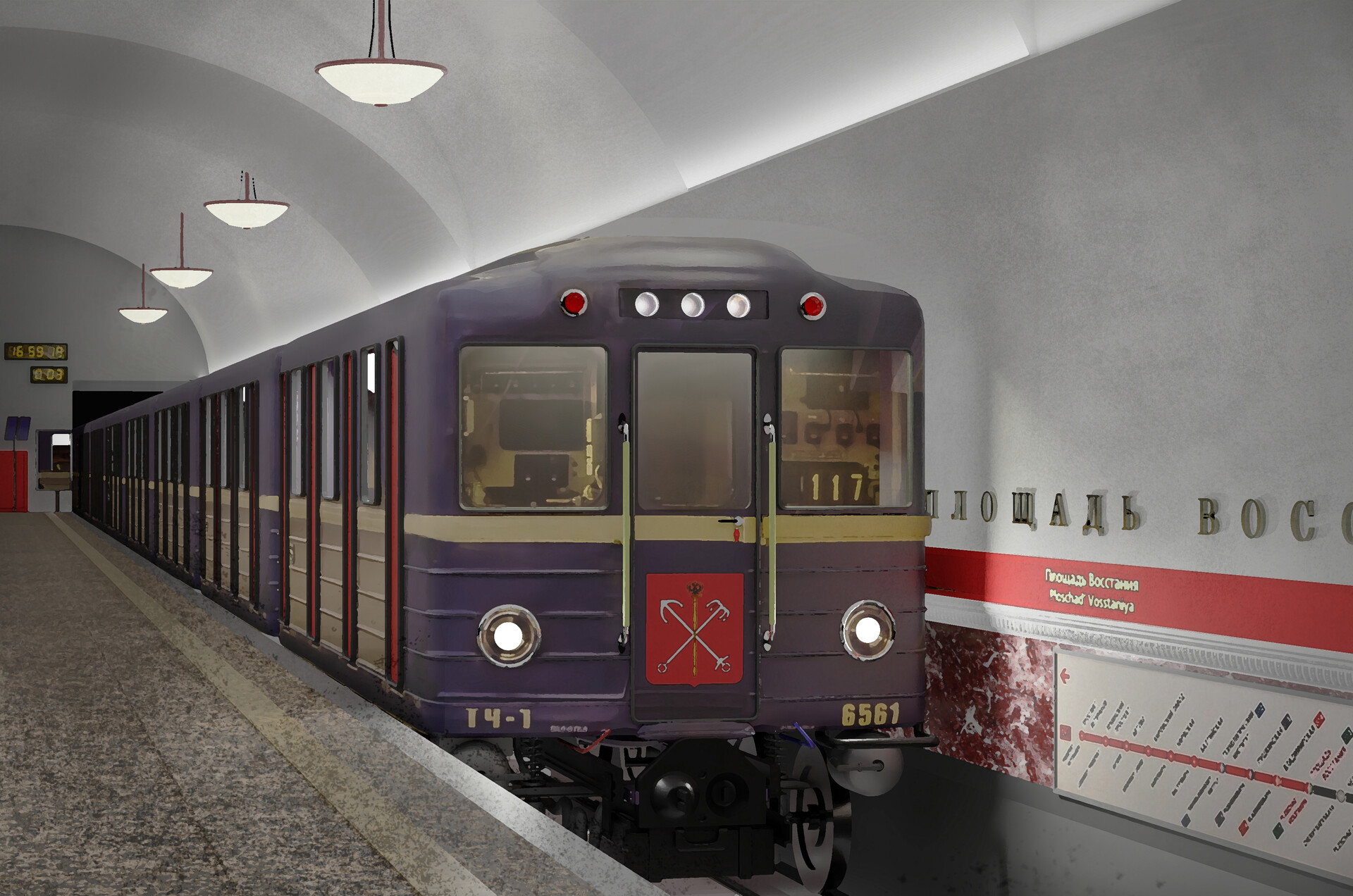 ArtStation - St. petersburg metro