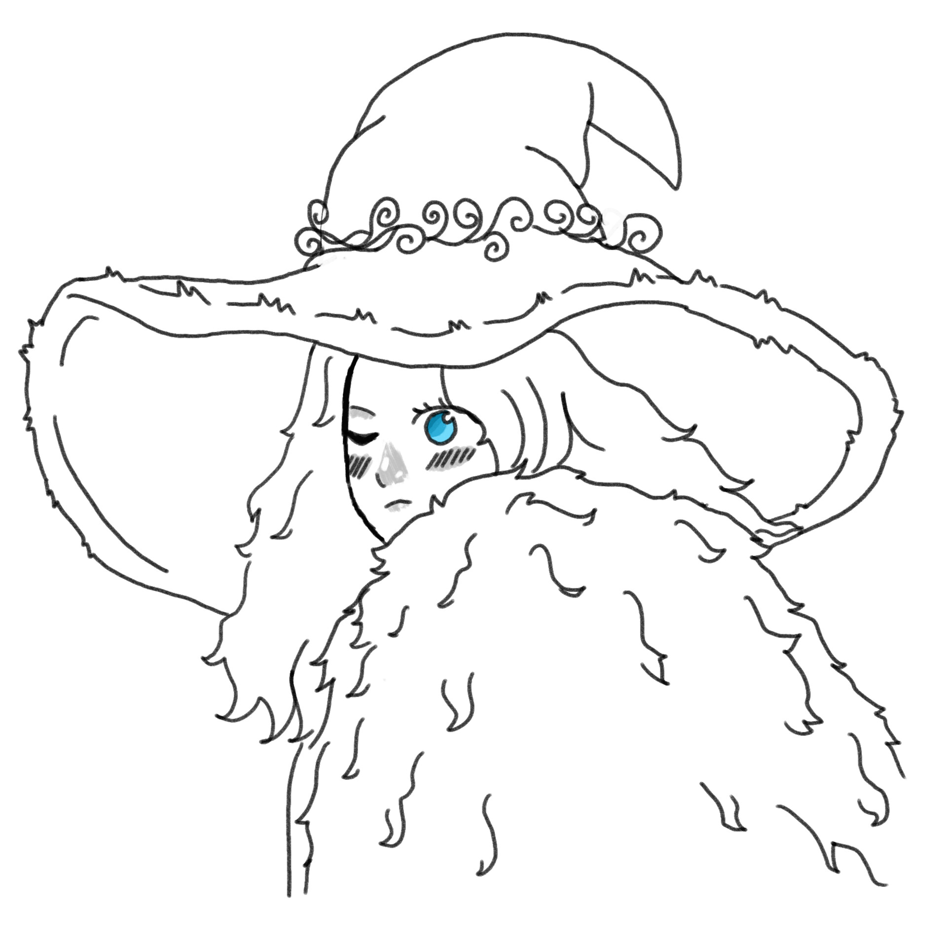 ArtStation - Ranni, the blue cute witch