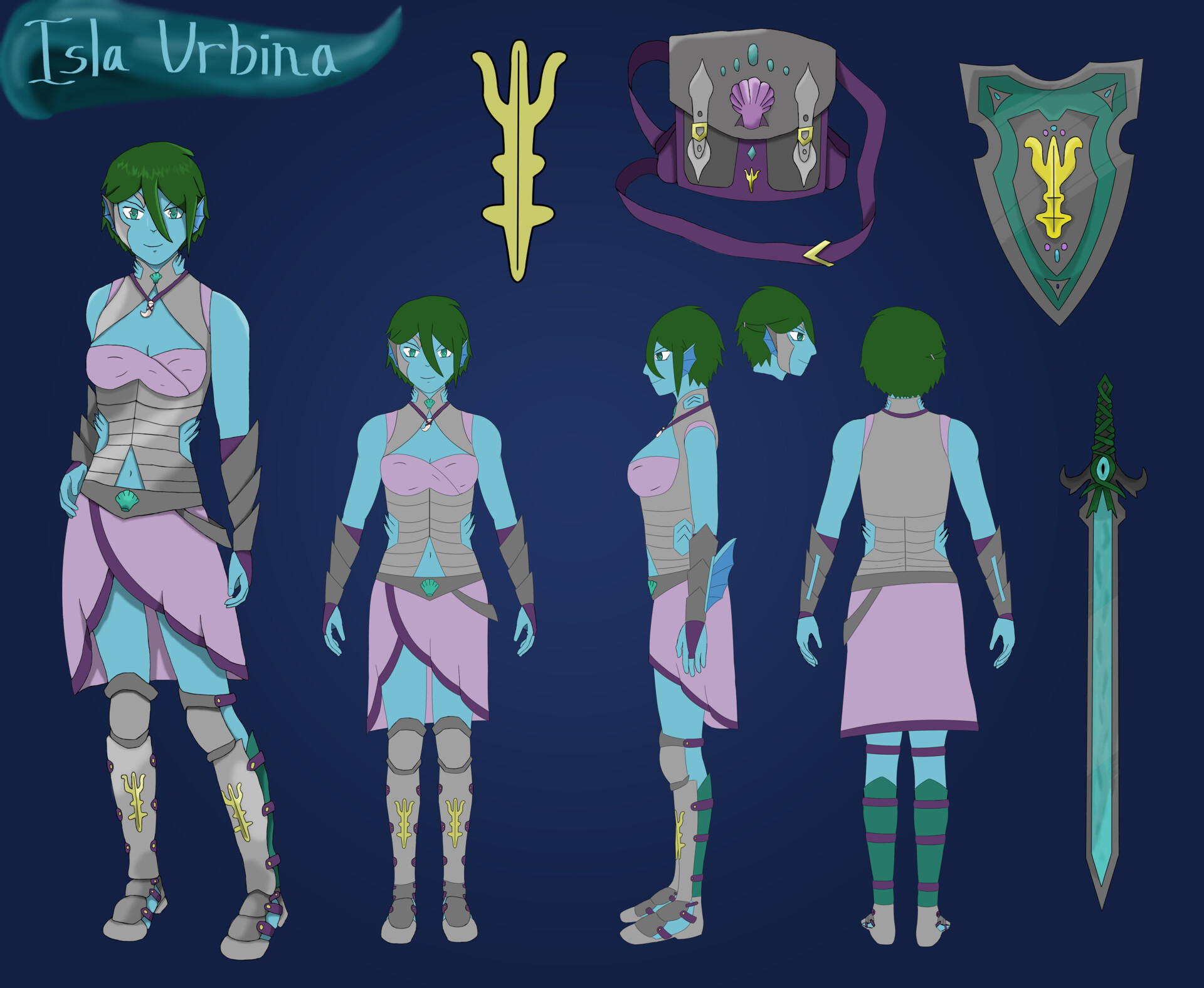 ArtStation - Isla Character Sheet