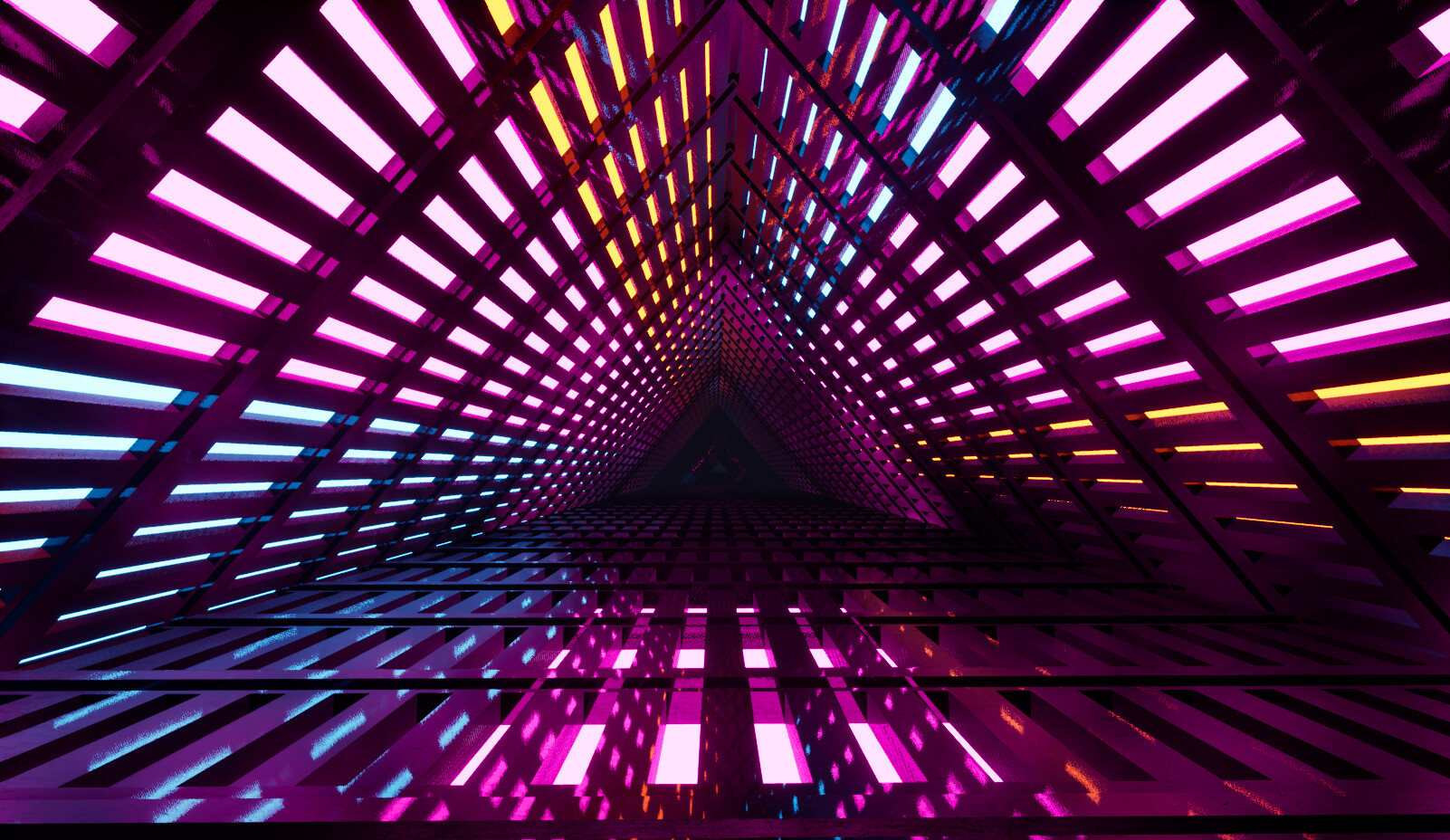 ArtStation - neon tunnel