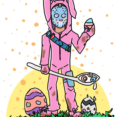 how to draw rabbit raider