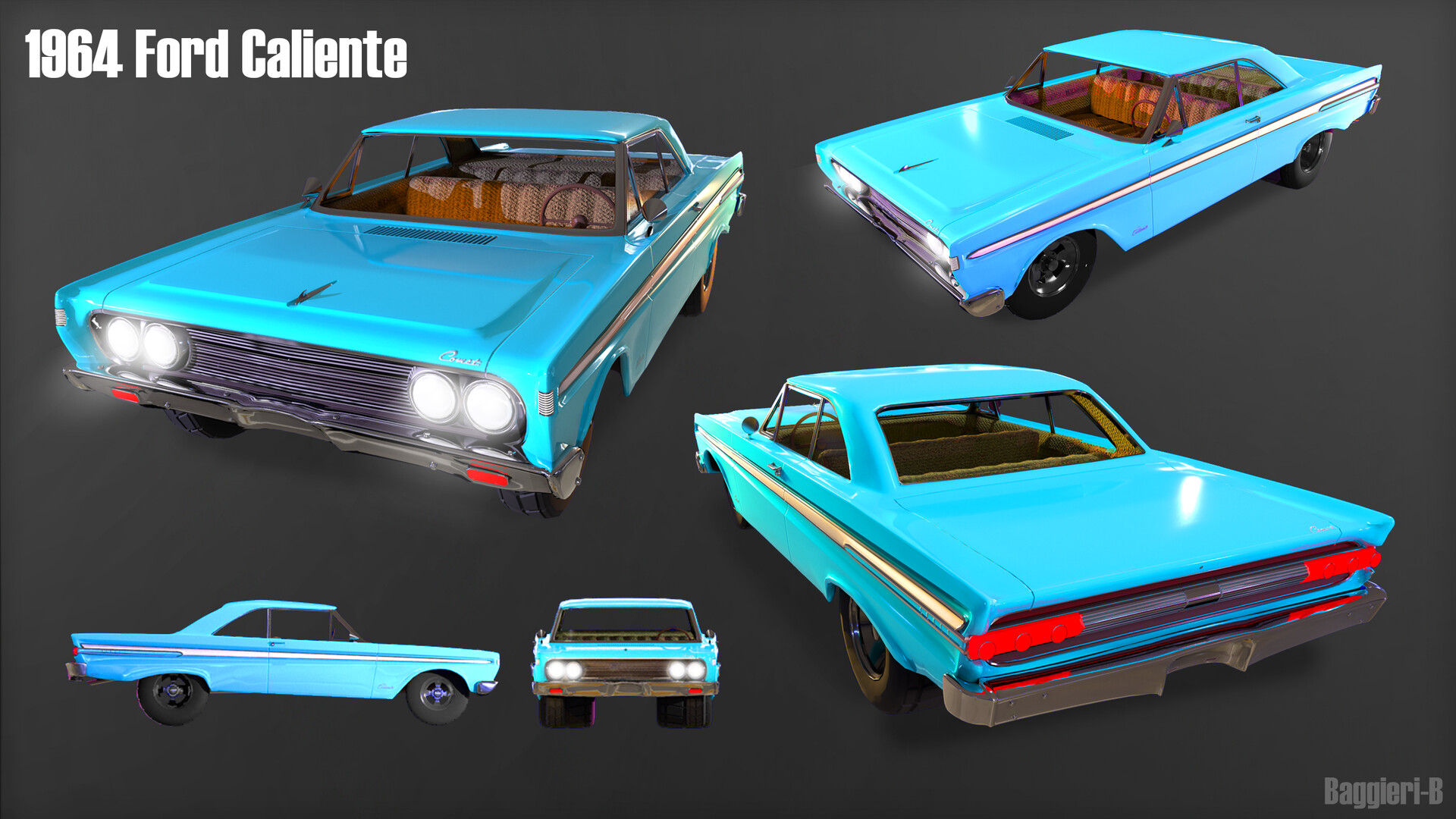 ArtStation - 1964 Ford Caliente