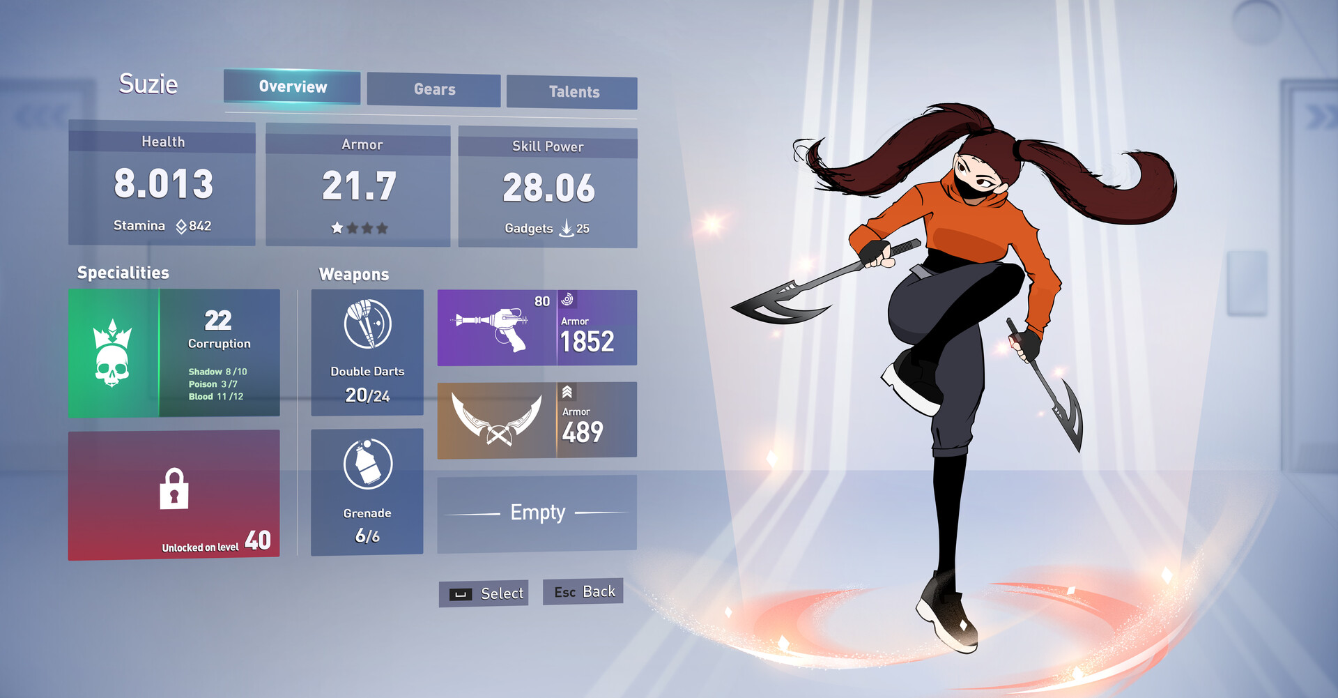 ArtStation - Suzie| UI and Character