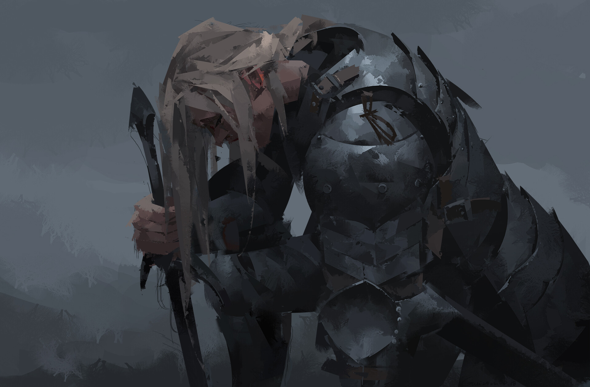 ArtStation - Female knight