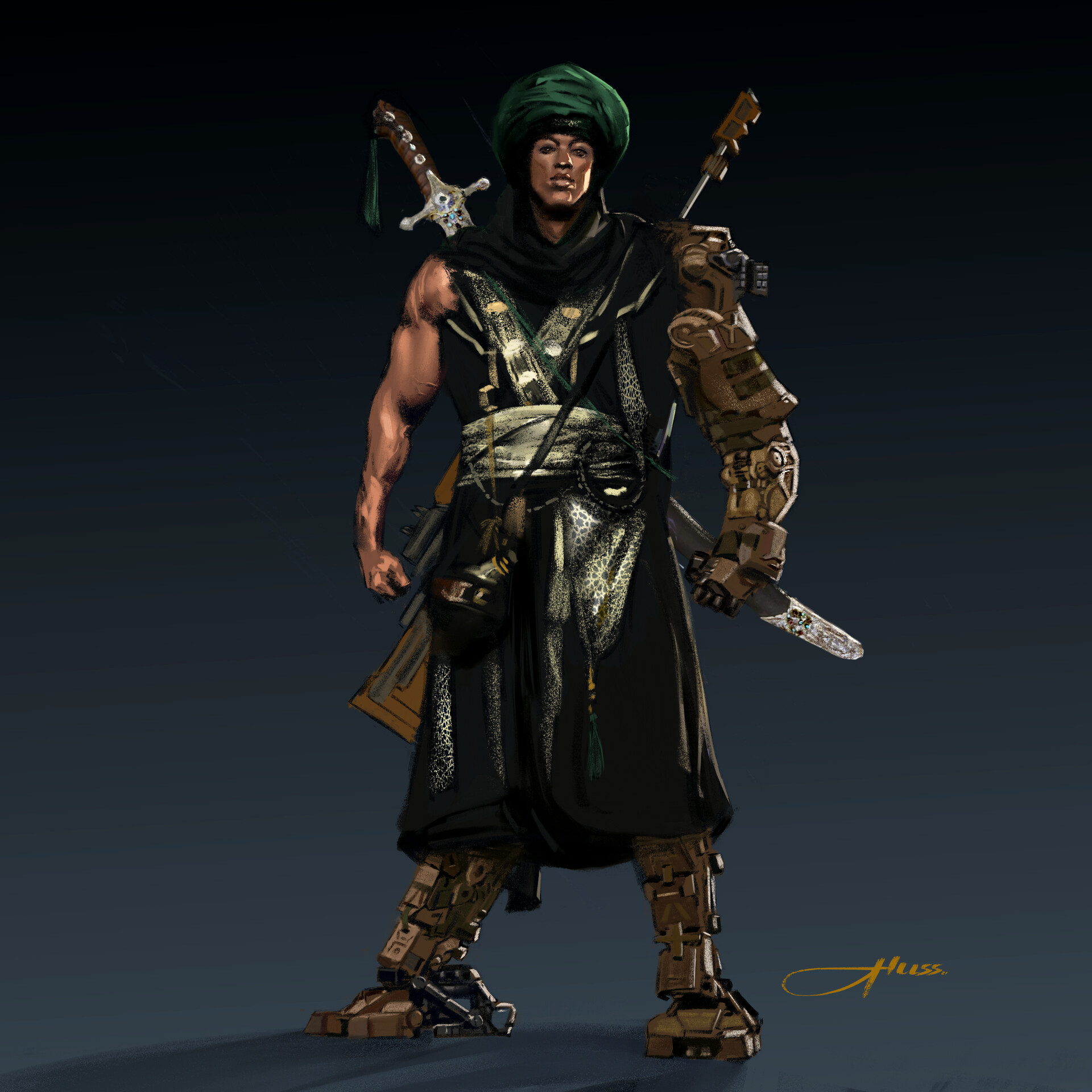 ArtStation - Arabian cyborg