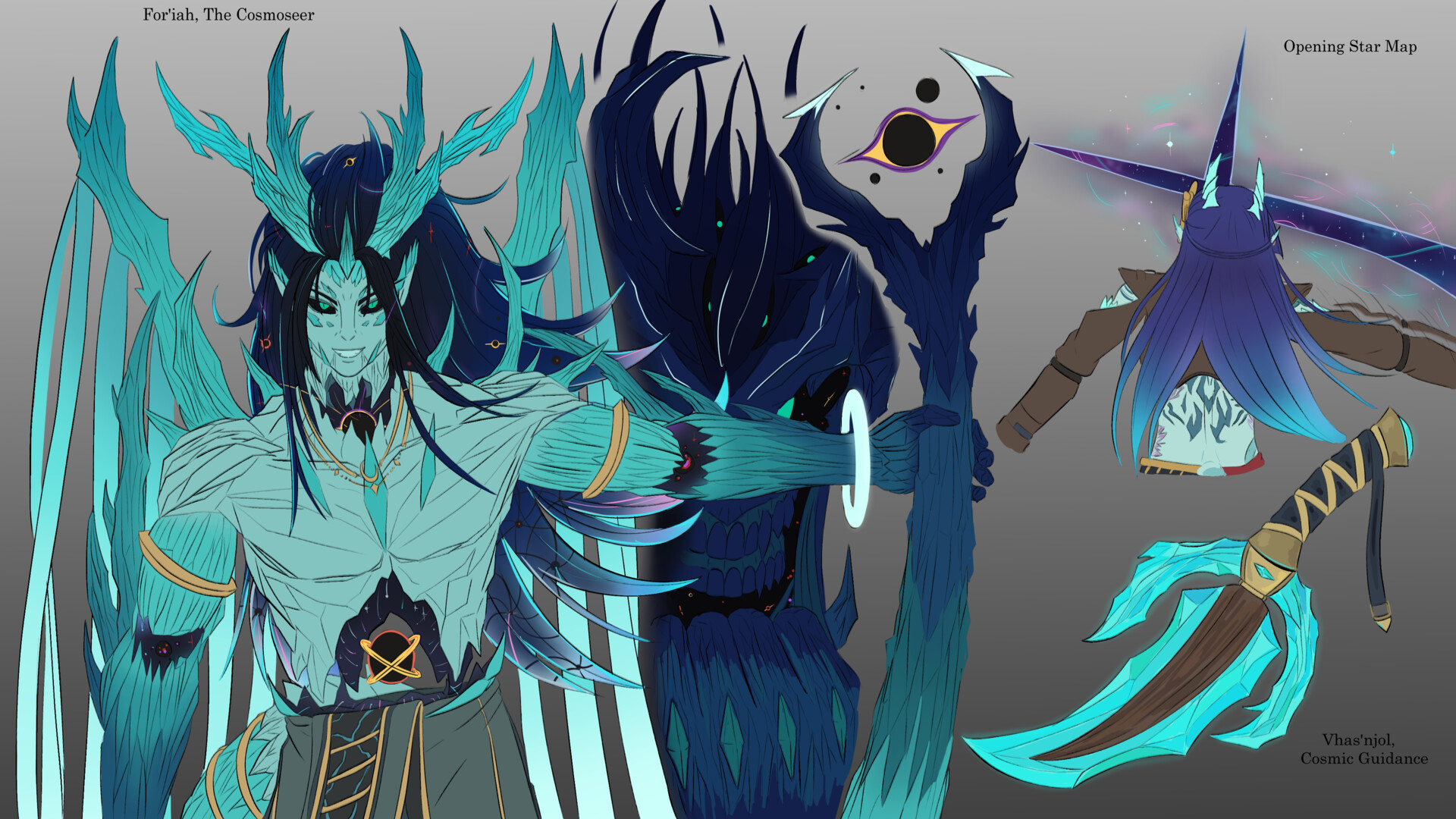 ArtStation - Patron Deity for Thena's Race