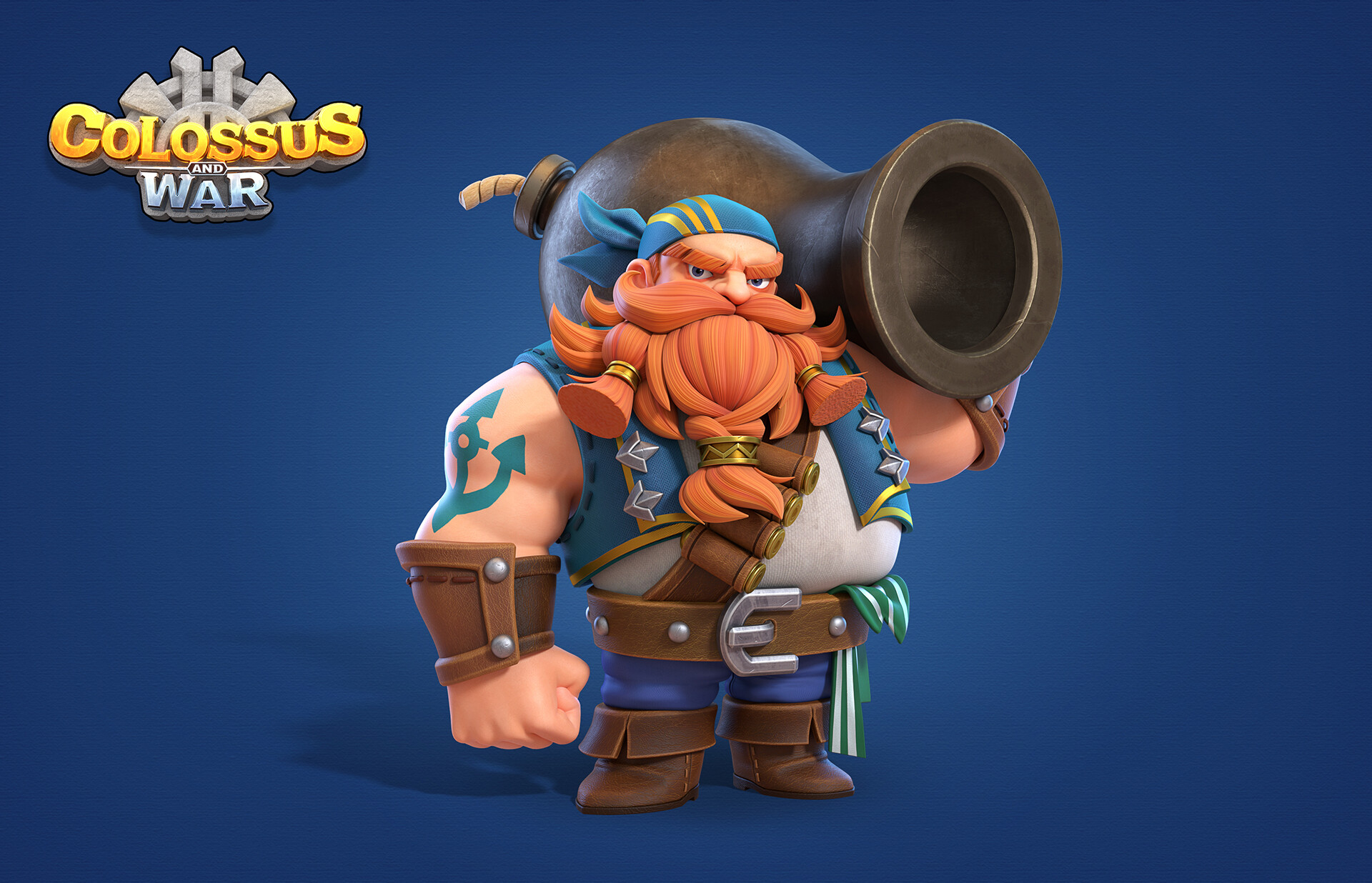 ArtStation - Captain Red Beard 红胡子船长