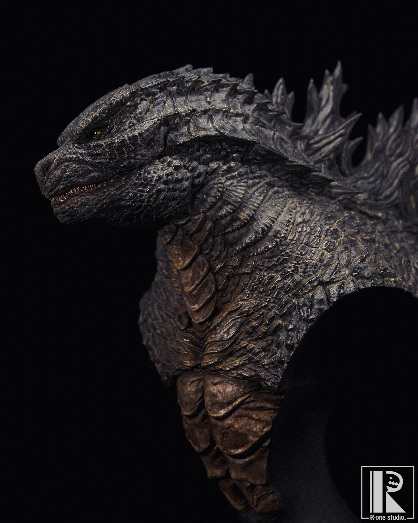 ArtStation - Godzilla Bust -Painted Resin-