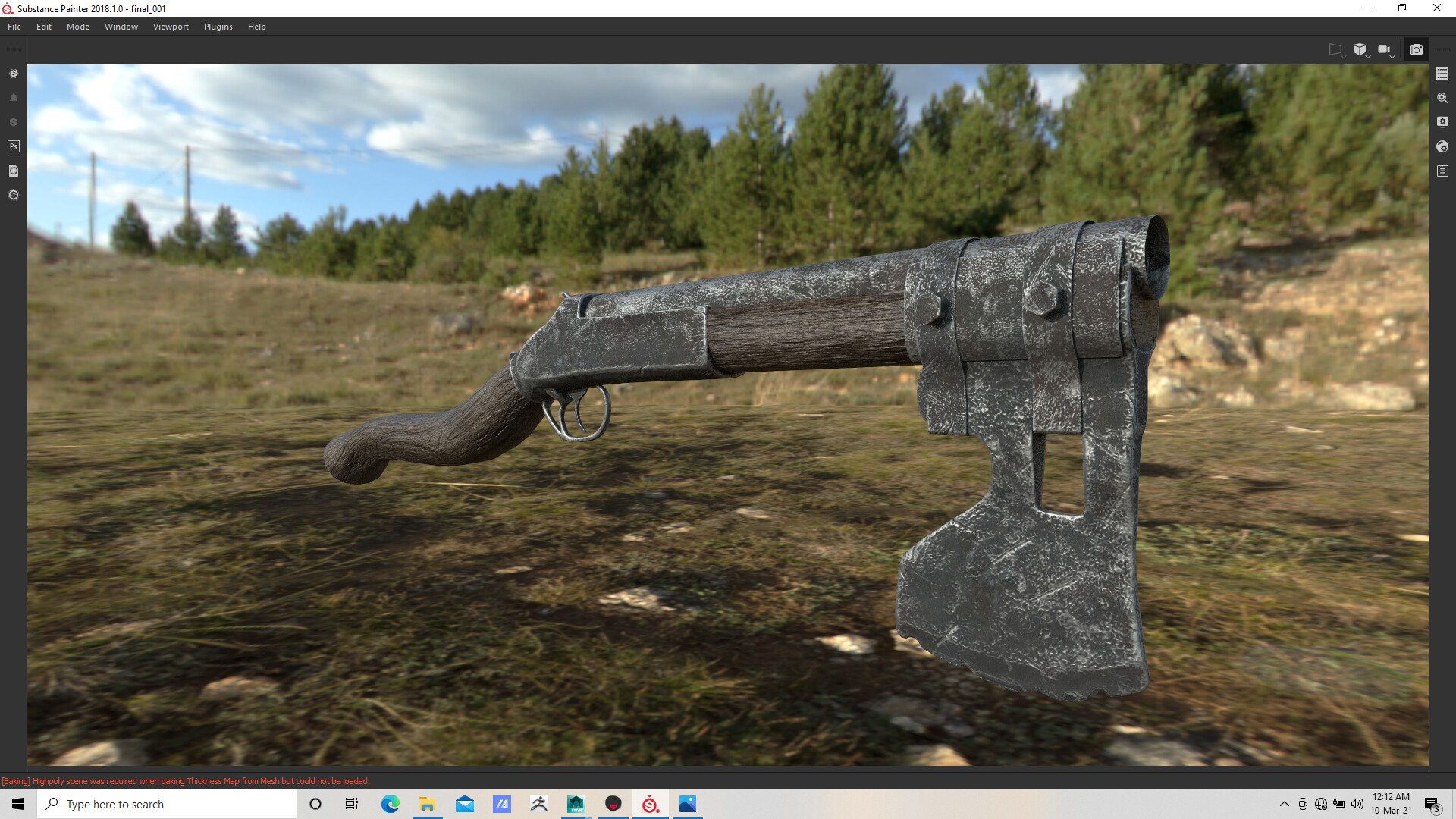 ArtStation - Wood gun