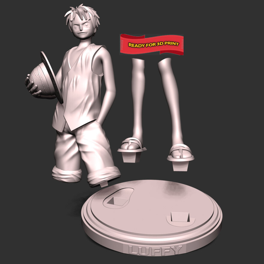 Bon Bon Art - Luffy- One Piece