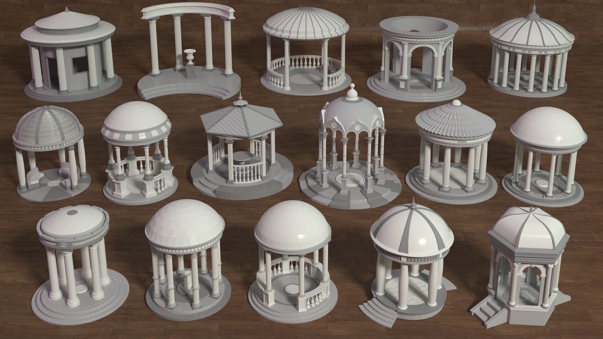ArtStation - Rotundas - 16 pieces