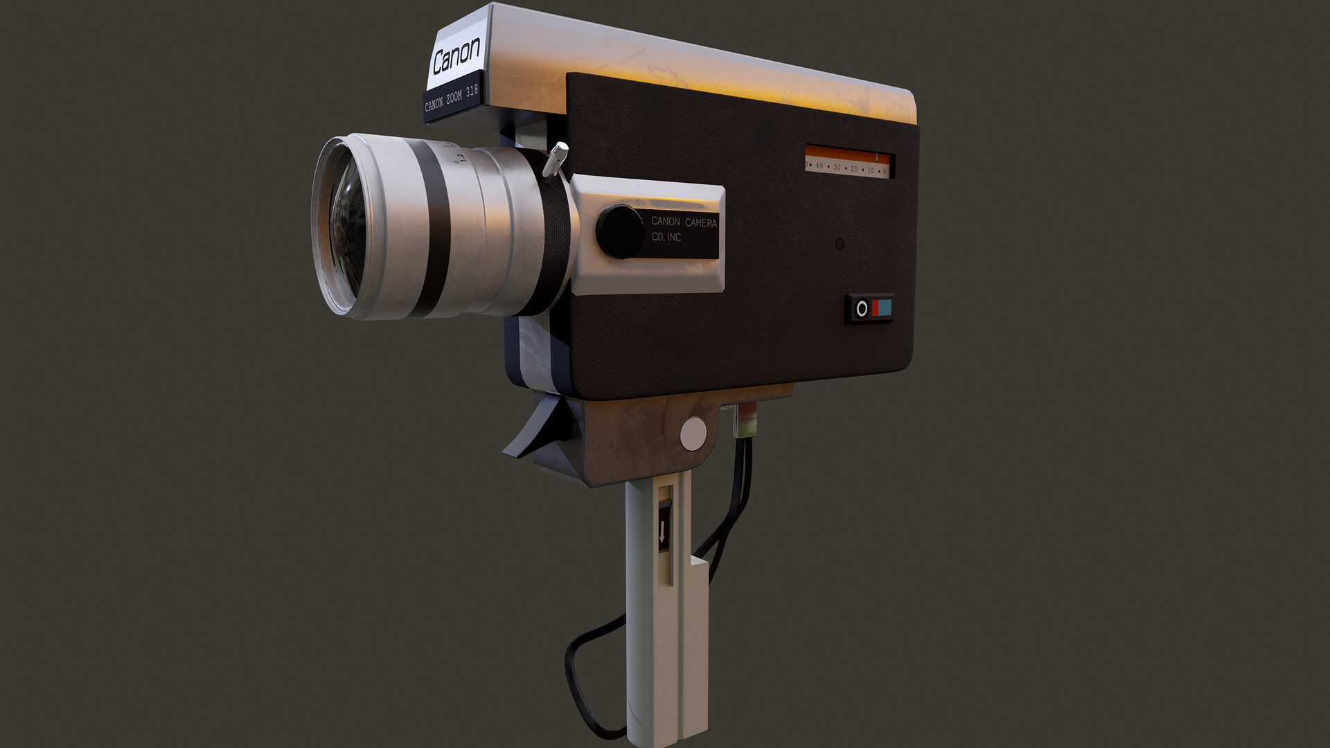 ArtStation - Zoom 318 Super 8 Camera Prop