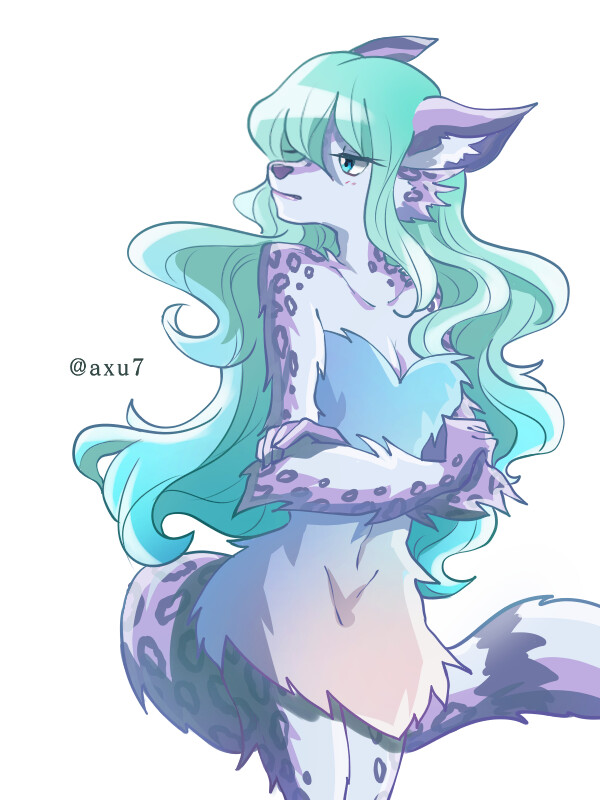 ArtStation - Snow Leopard Furry