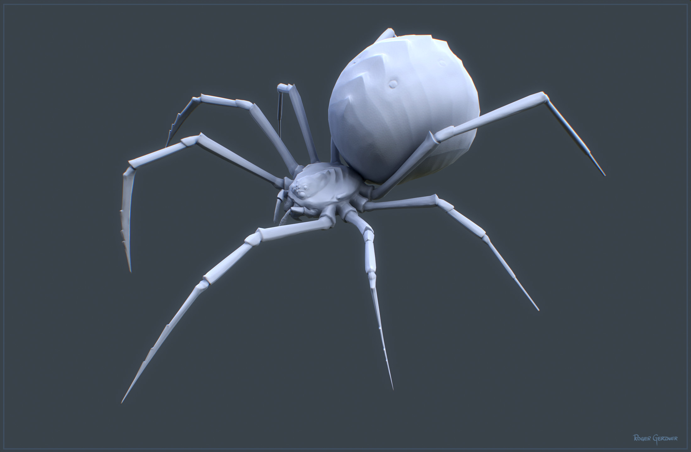 Roger Gerzner - Emerald Sword Spider (D&D Fanart)