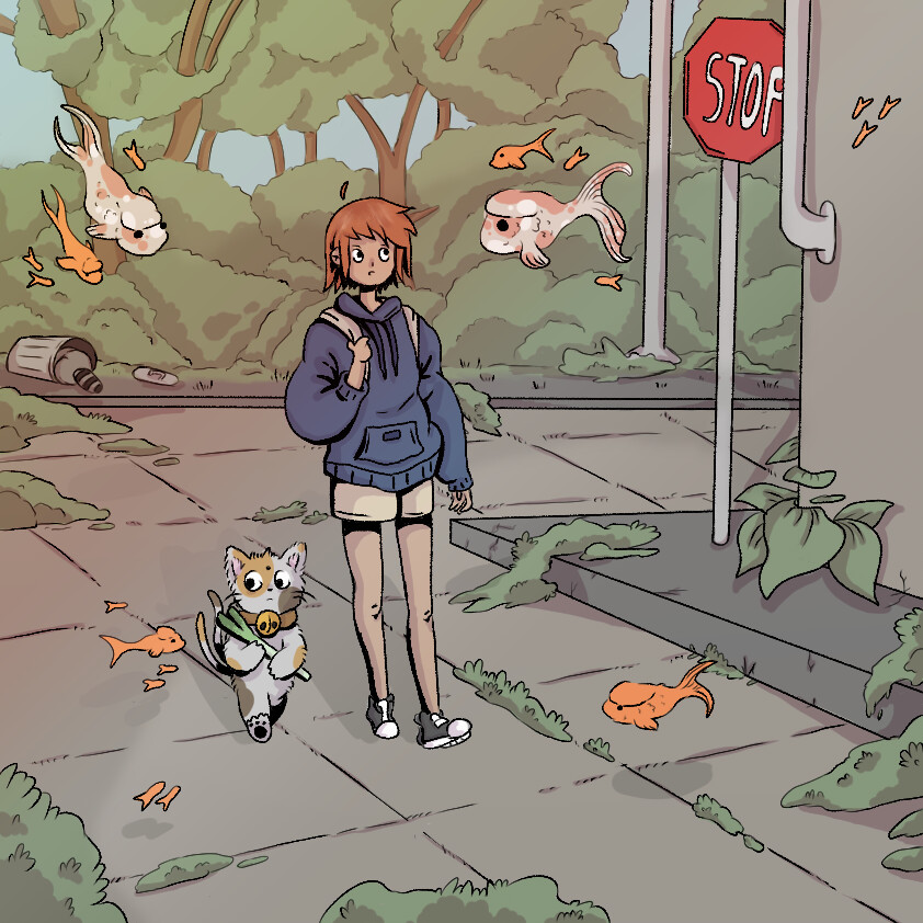 ArtStation - Overrun city