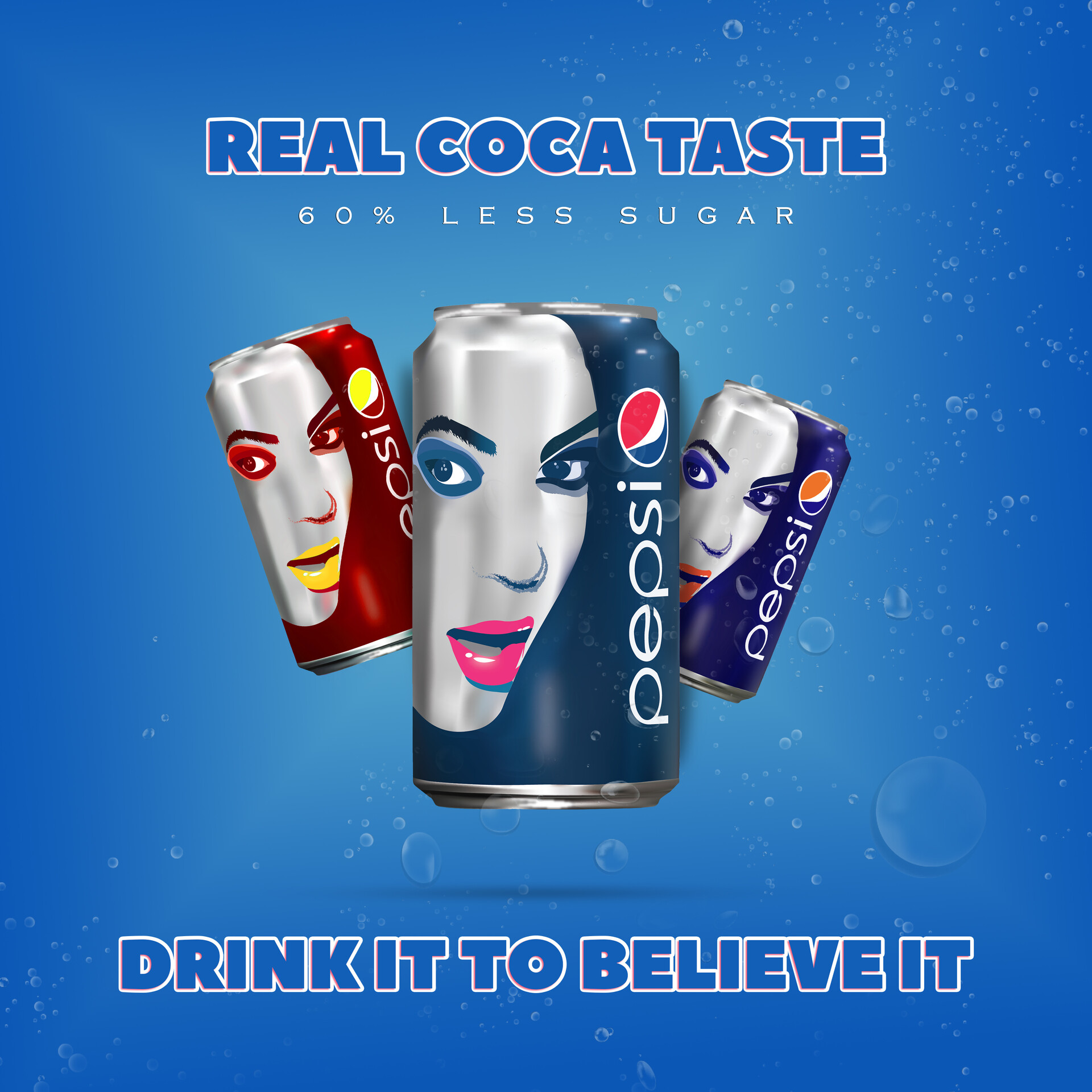 ArtStation - PEPSI | SOCIAL MEDIA POST DESIGN