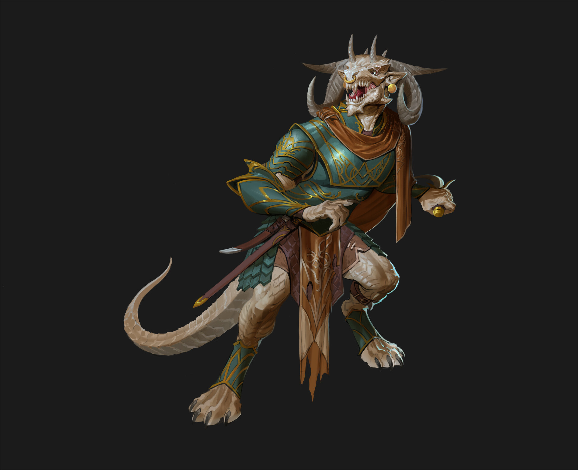 ArtStation - dragon warrior