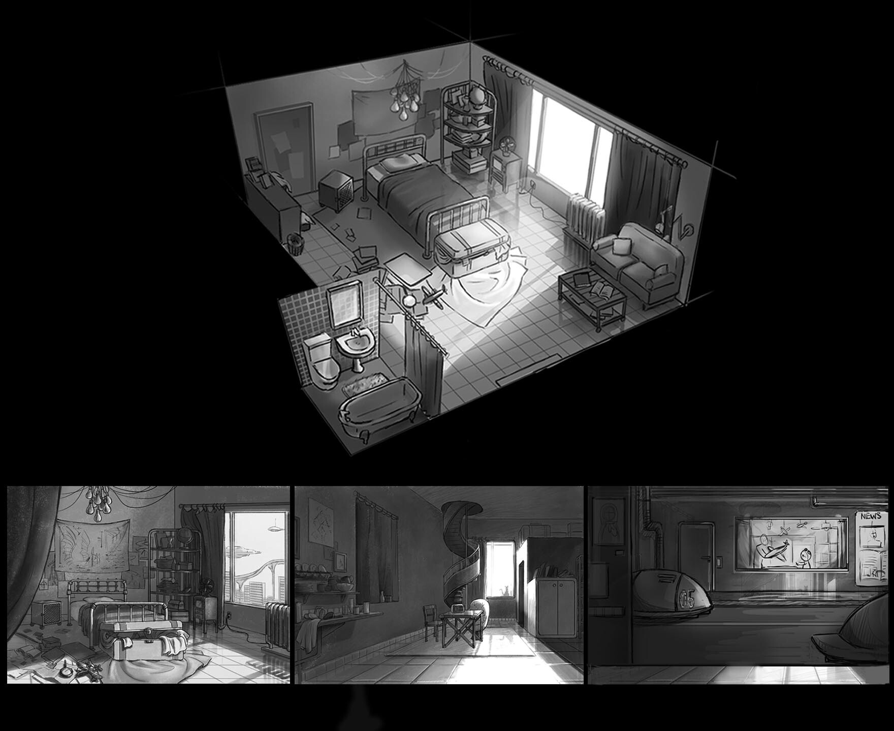 ArtStation - Personal Work - BG exploration