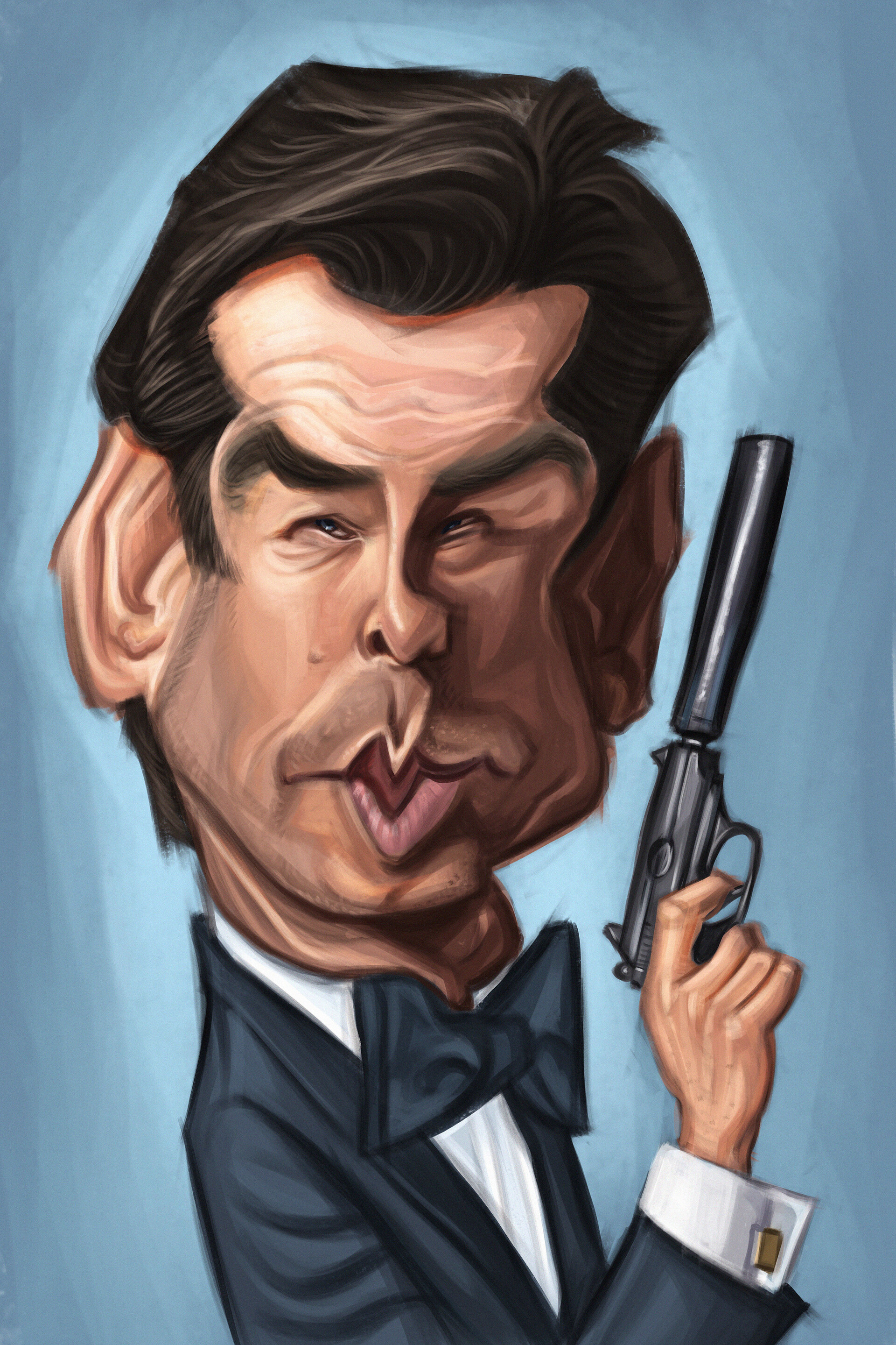 ArtStation - Pierce Brosnan