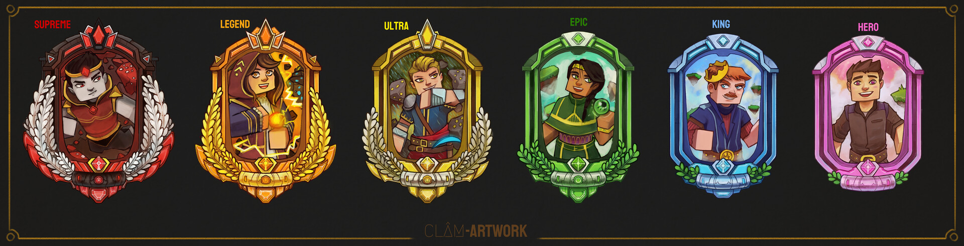 ArtStation - Ranks Skybloc - Minecraft shop Lemoncloud