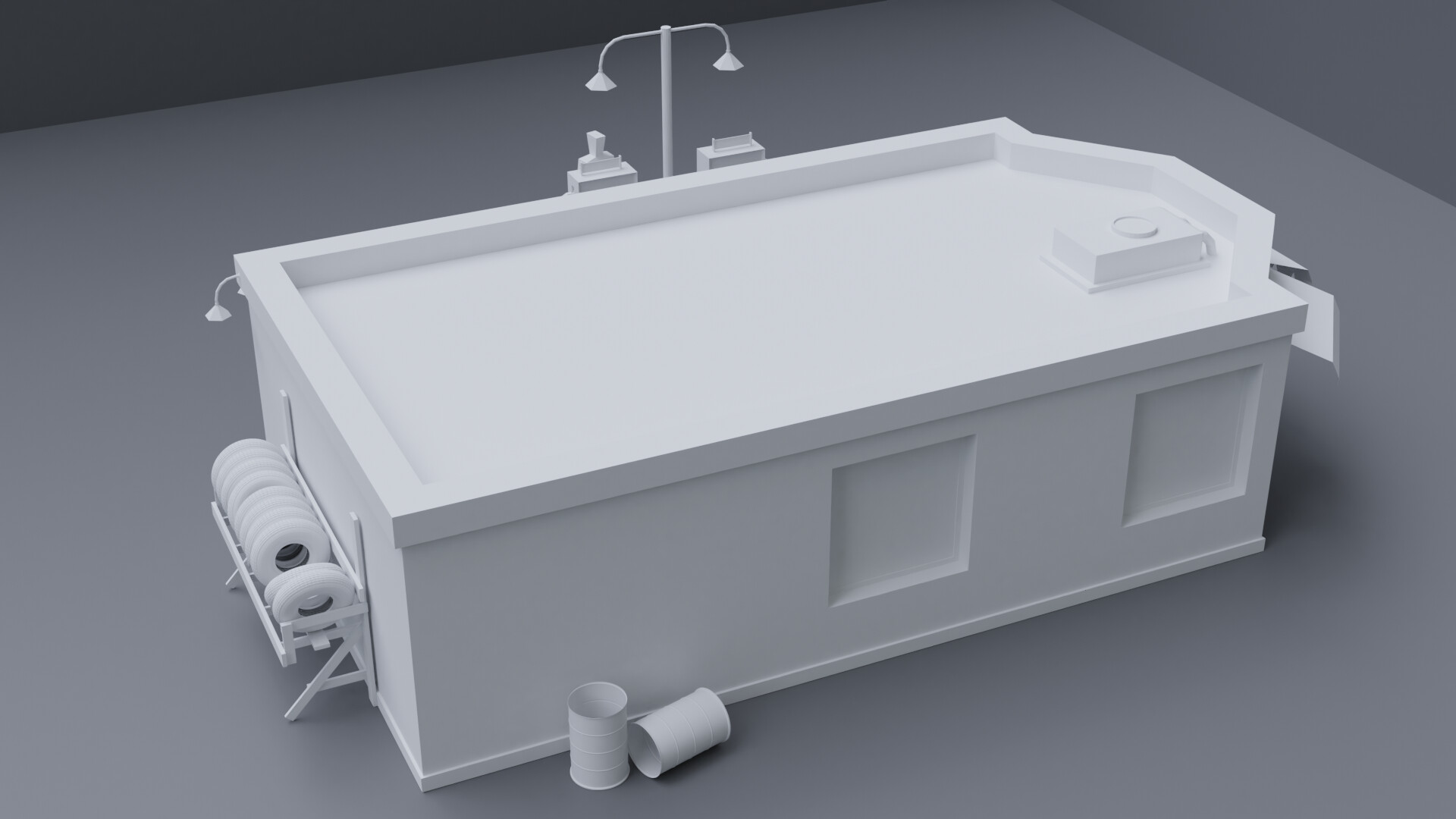 Declan Flynn - Low-poly Gas Station