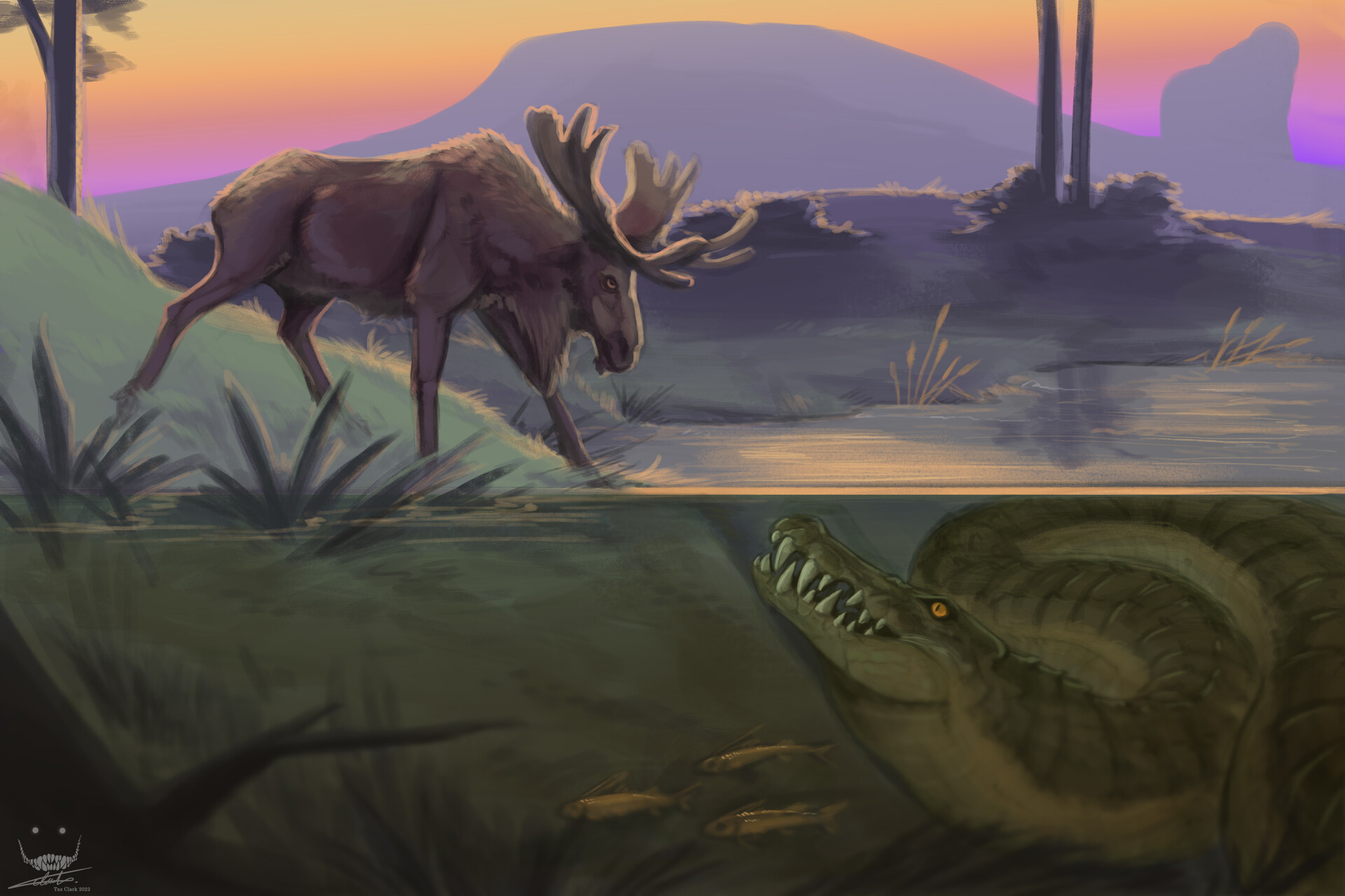 ArtStation - Croc Snake