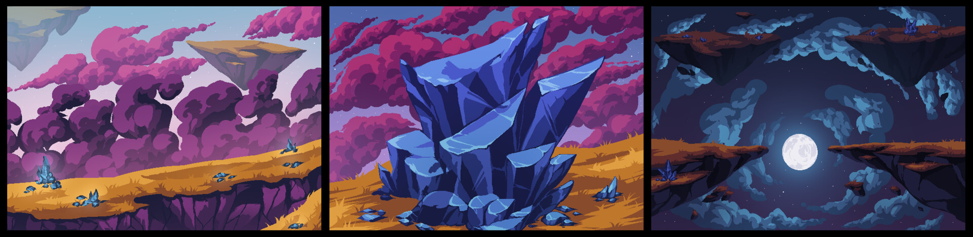ArtStation - Pixel Background Practice