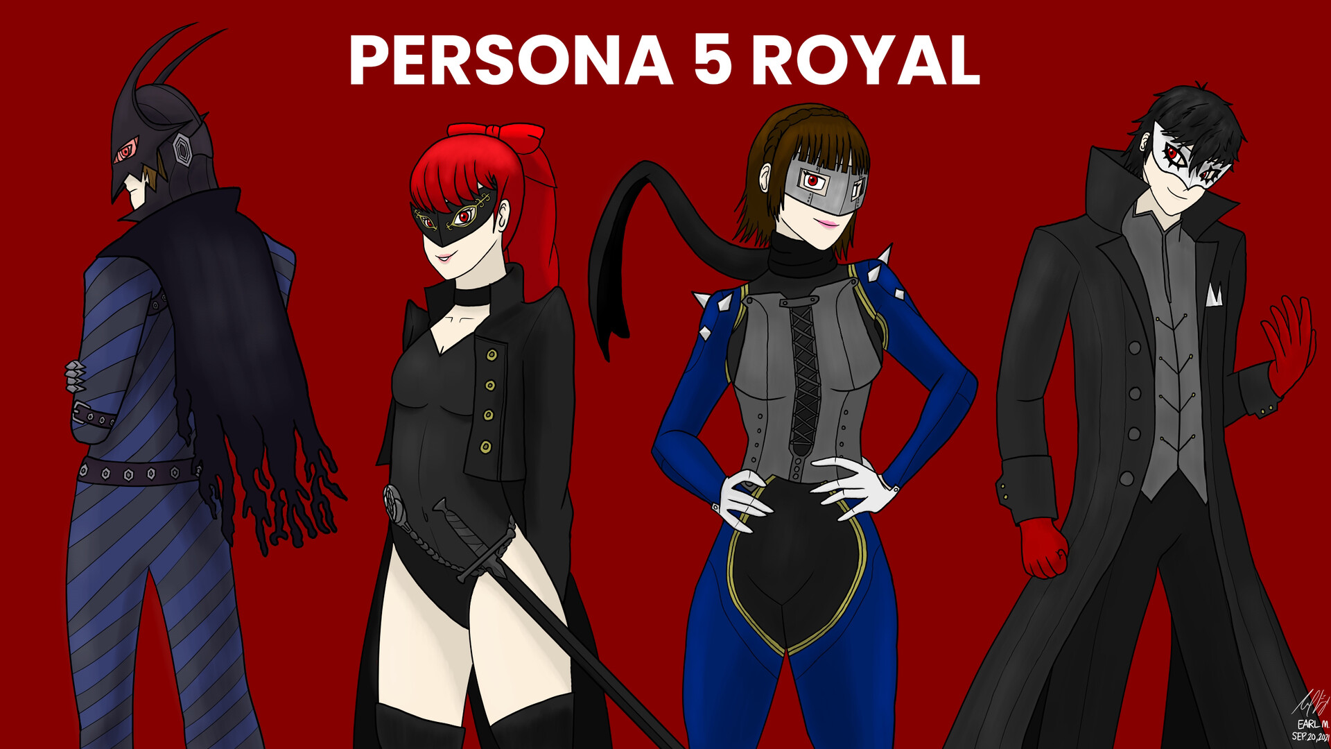 ArtStation - Persona 5 Royal - "The Royal Squad"