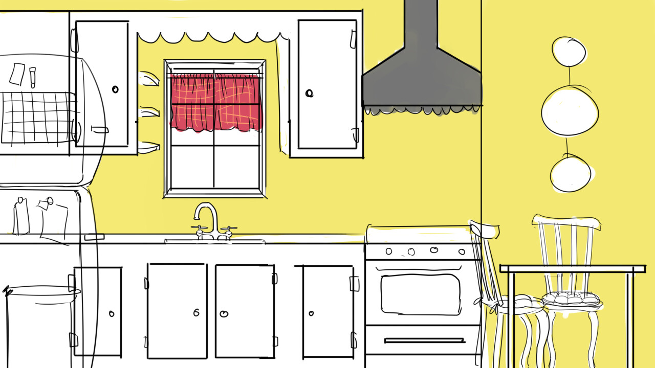 ArtStation - Room Model Layout