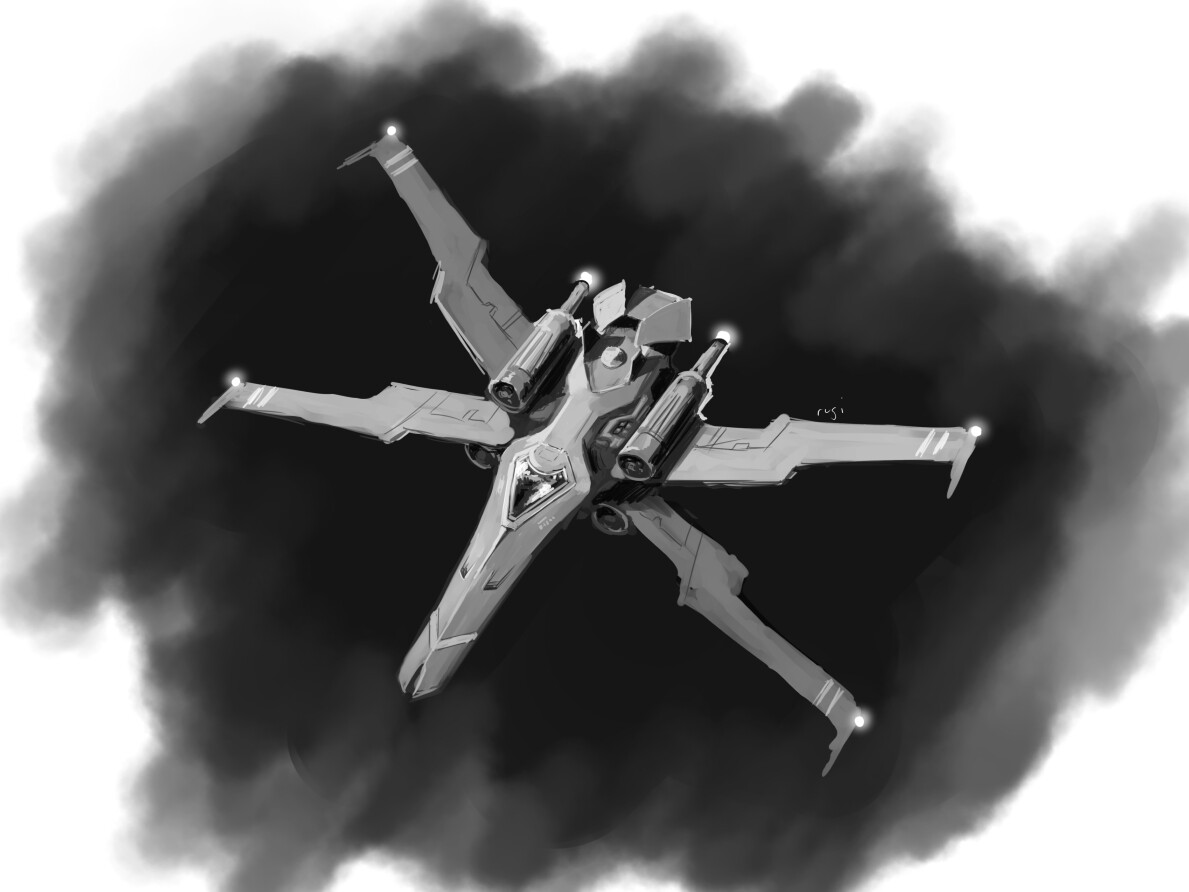 ArtStation - X-Wing Speedpaint
