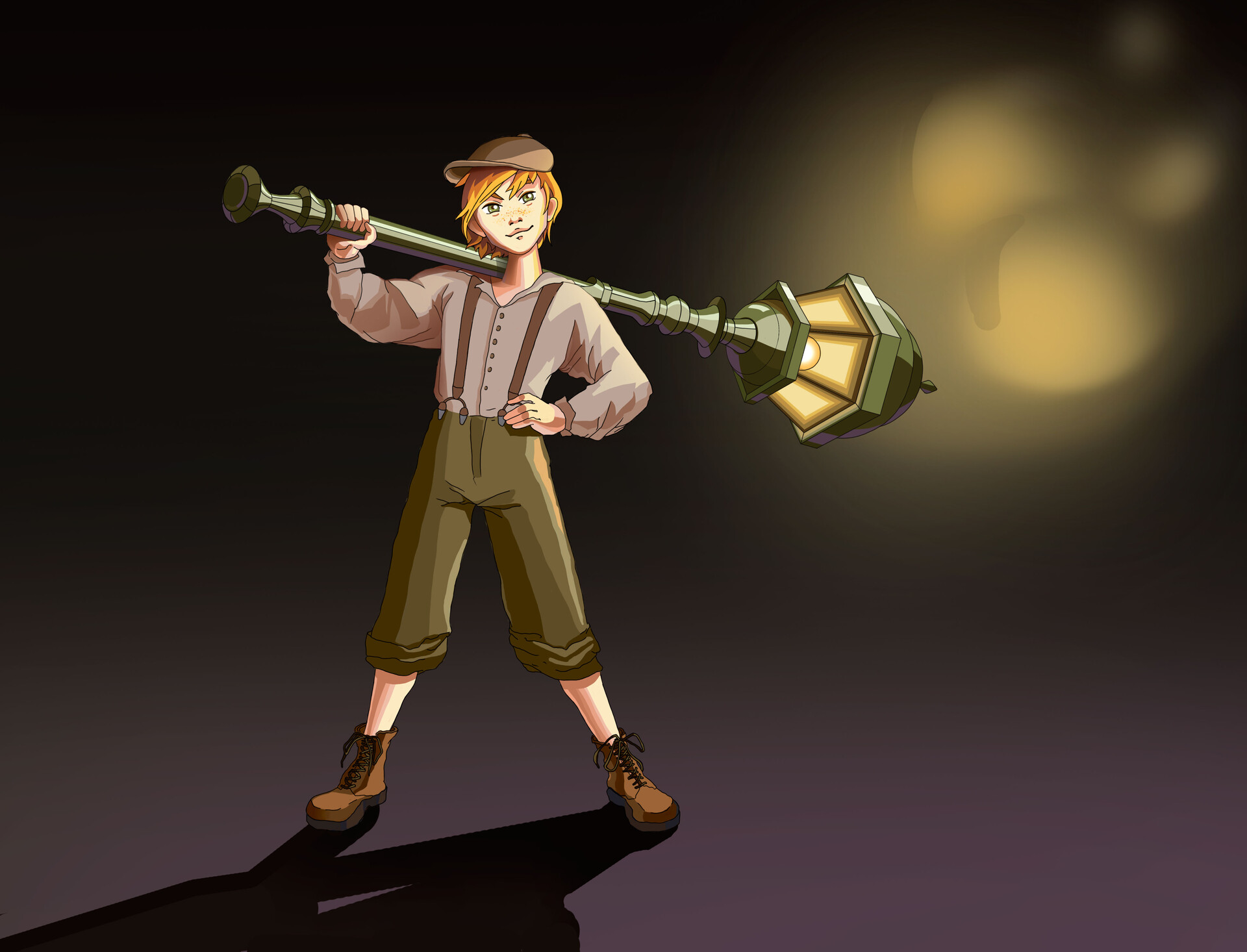 ArtStation - Lamplighter characters concept art