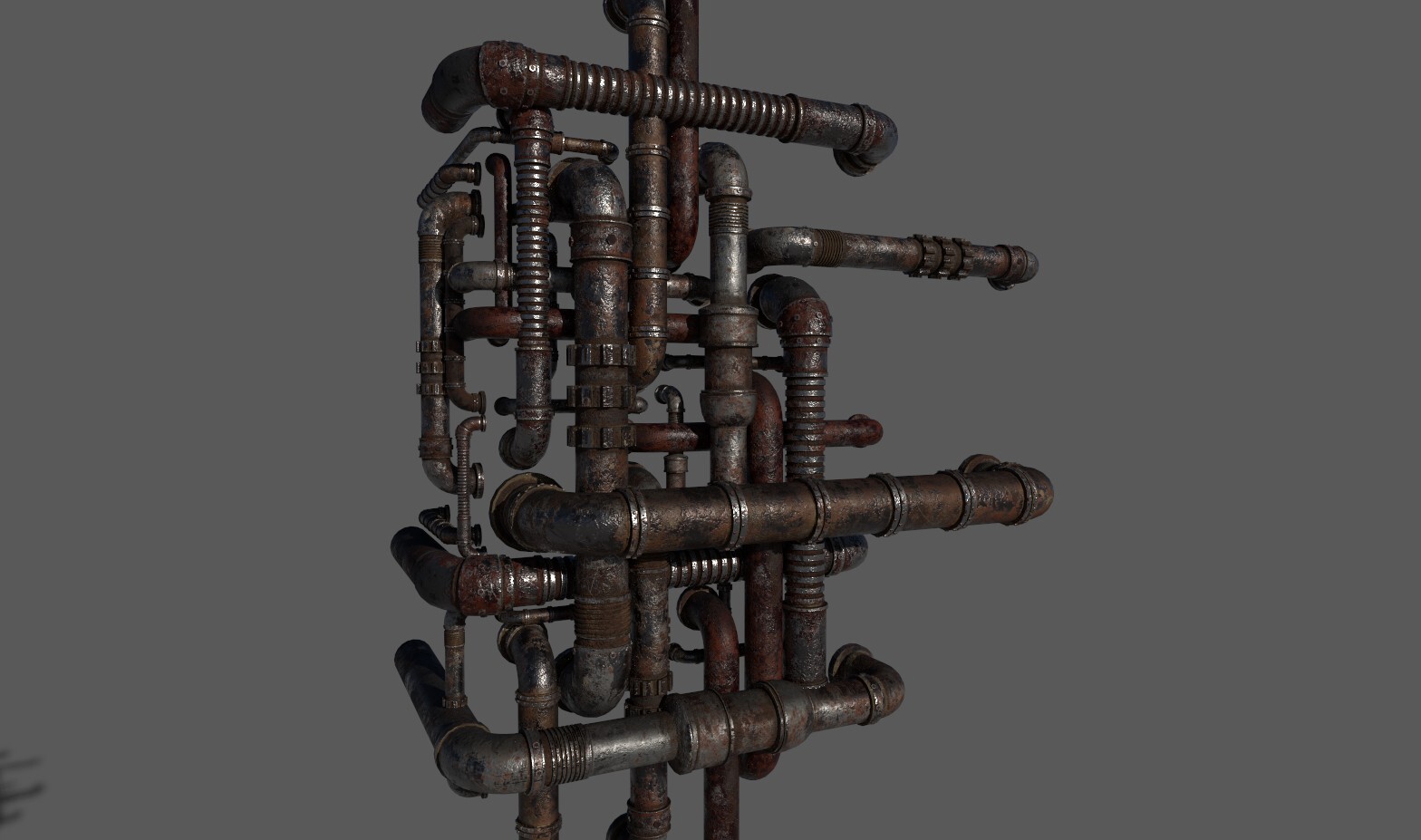 ArtStation - Pipes wall texturing - others