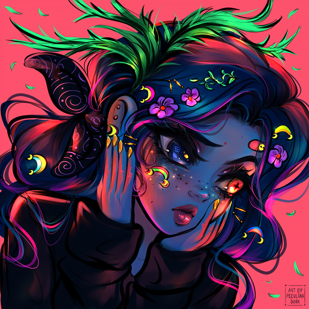 ArtStation - Neon rainbow