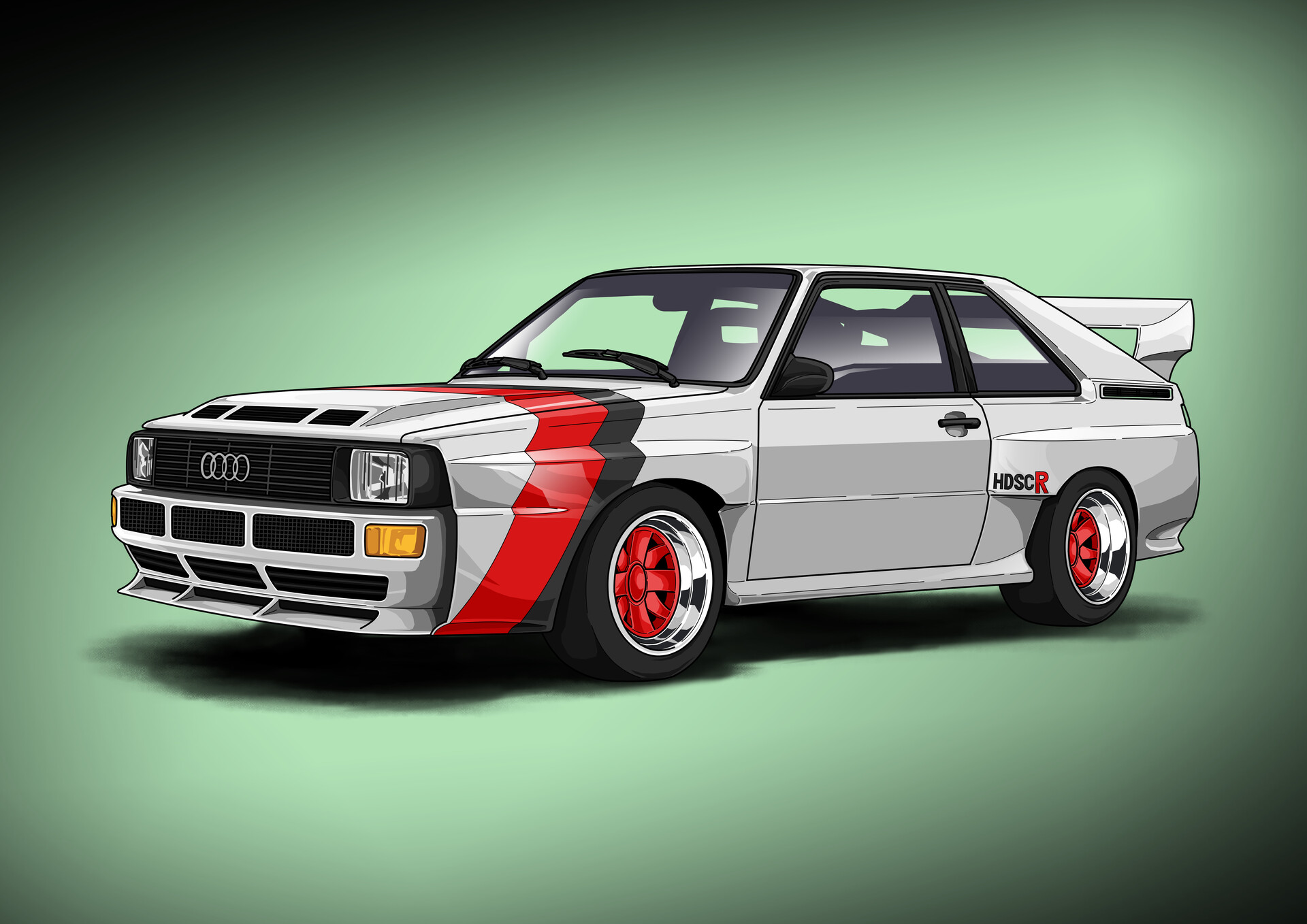 ArtStation - HDSCR Audi Quattro