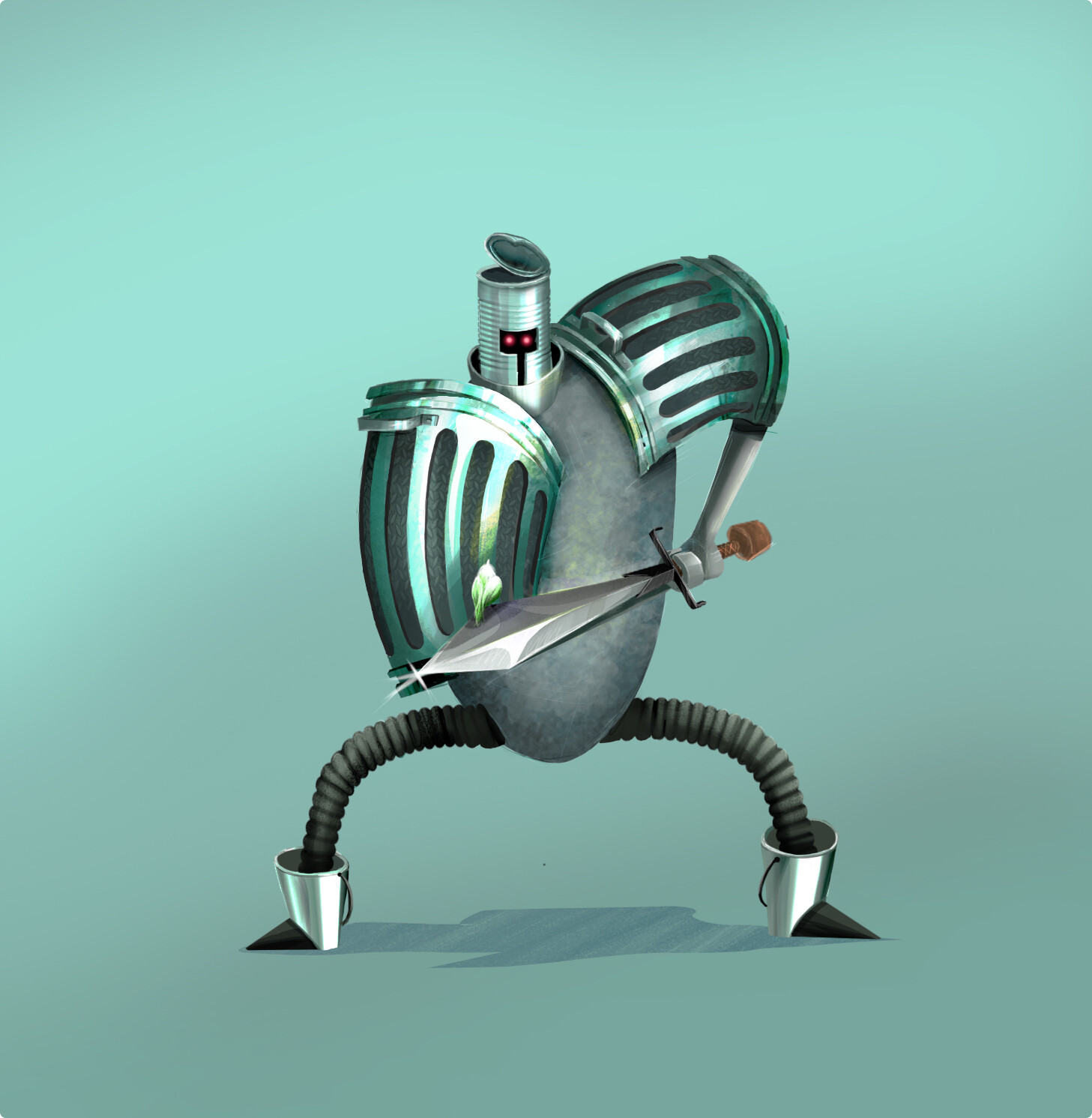 ArtStation - Robo-trash-knight