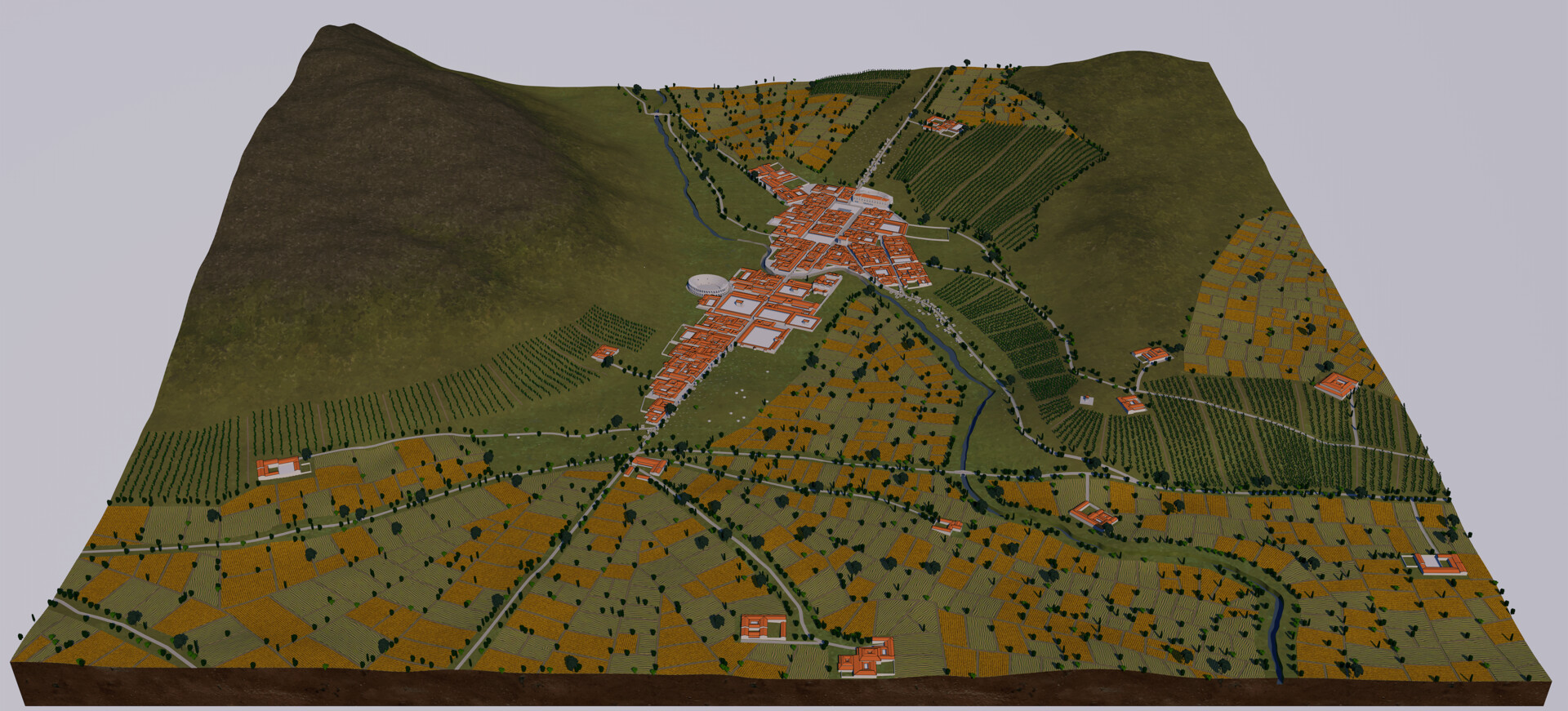 ArtStation - Reconstruction of the Ancient Roman City of Amiternum ...