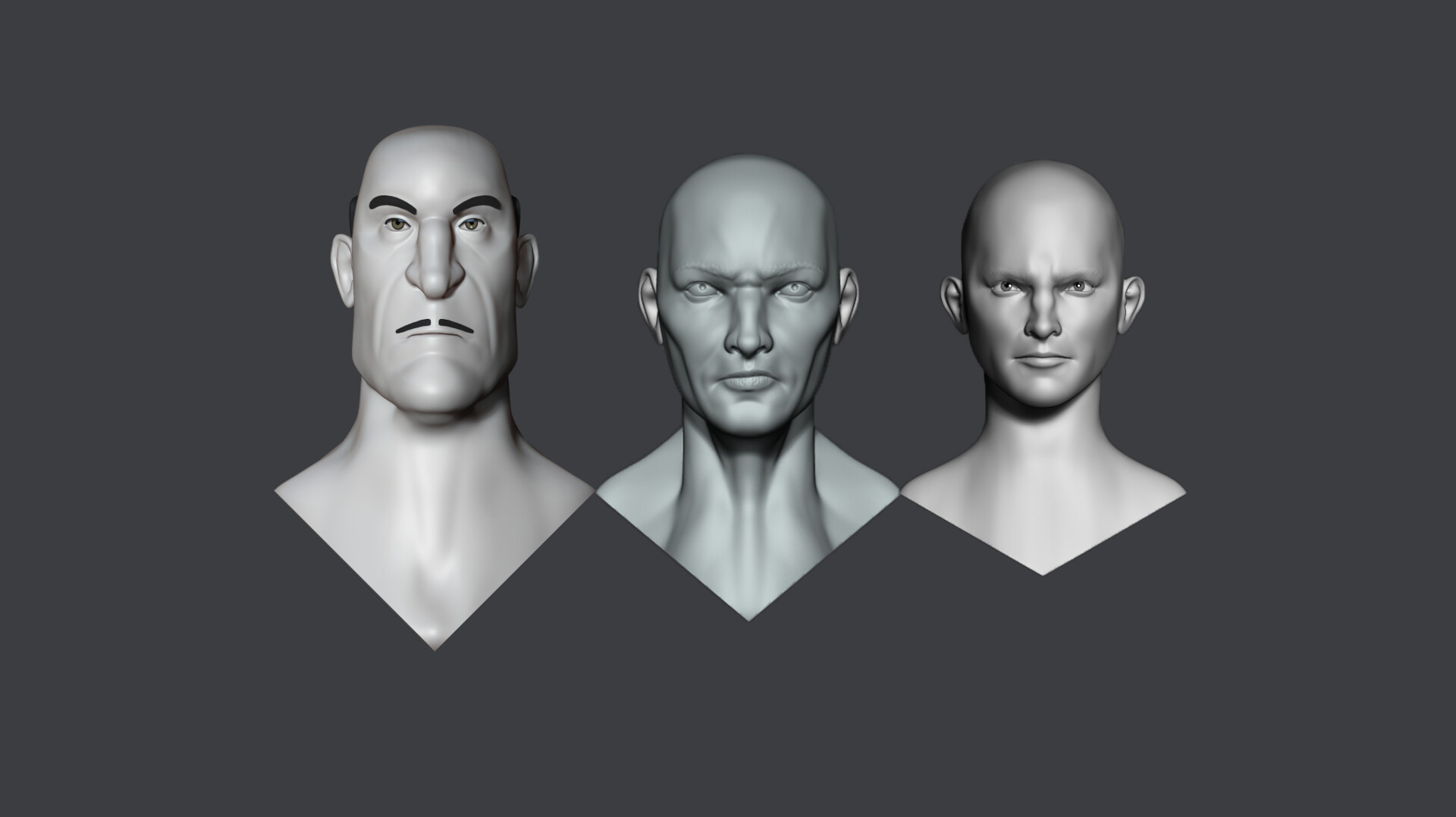 ArtStation - Sculp Head Practice