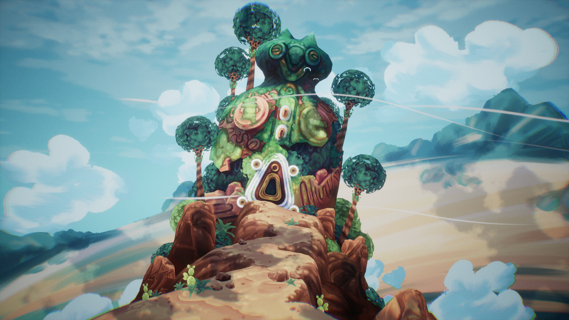 Aleksandra Radivilovic - The Last Oasis - Hand-Painted Environment