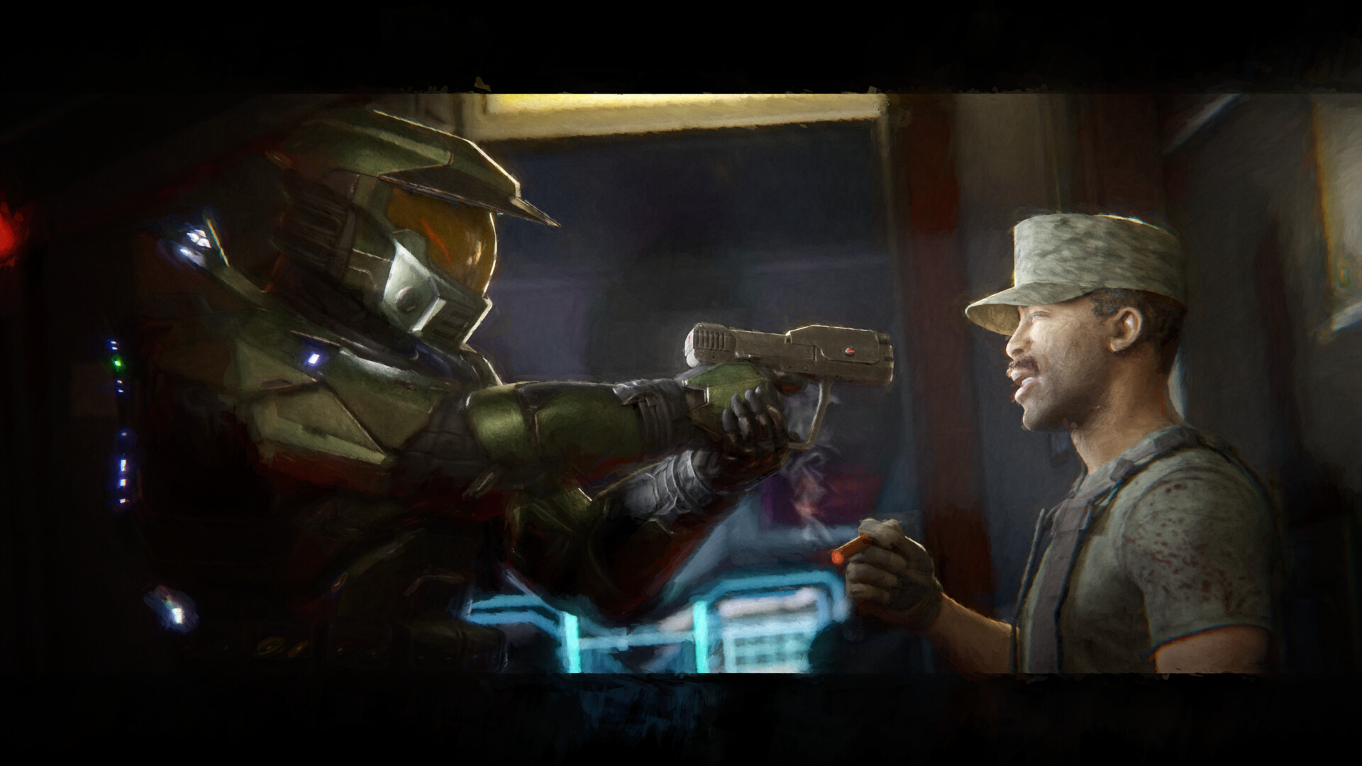 ArtStation - "First Strike: I Saw You Die On Halo"