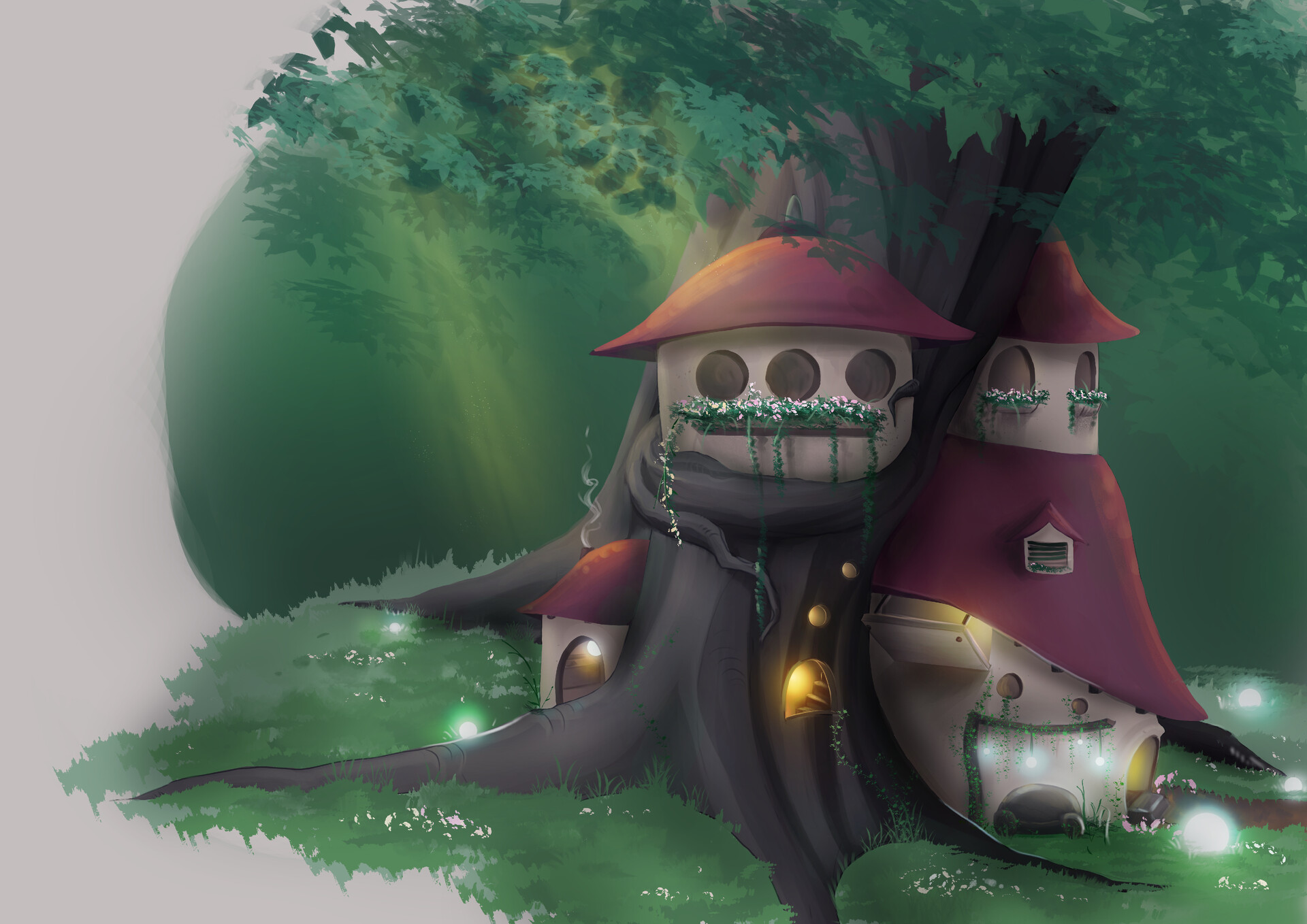ArtStation - Tree house concepts