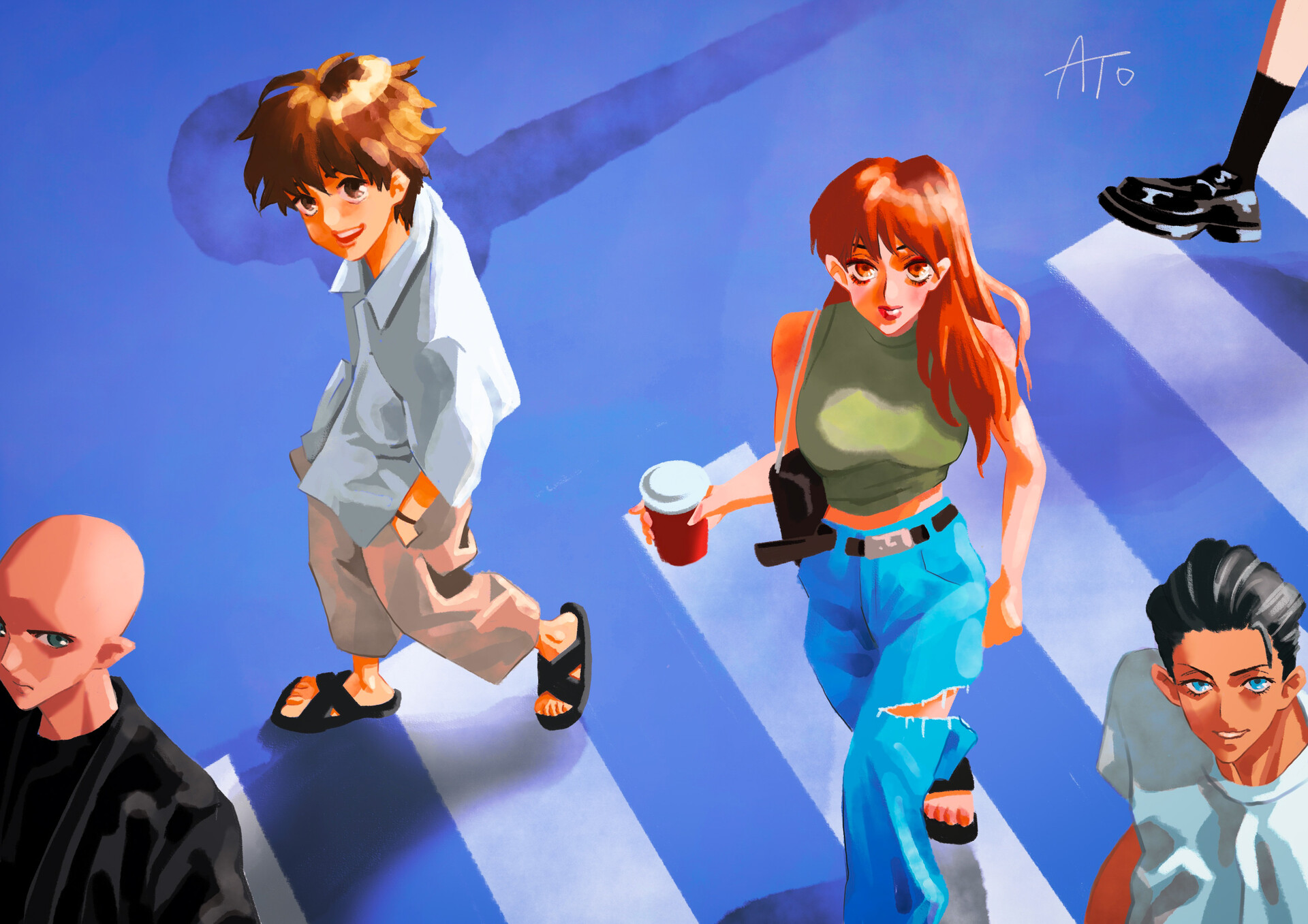 ArtStation - traffic lights