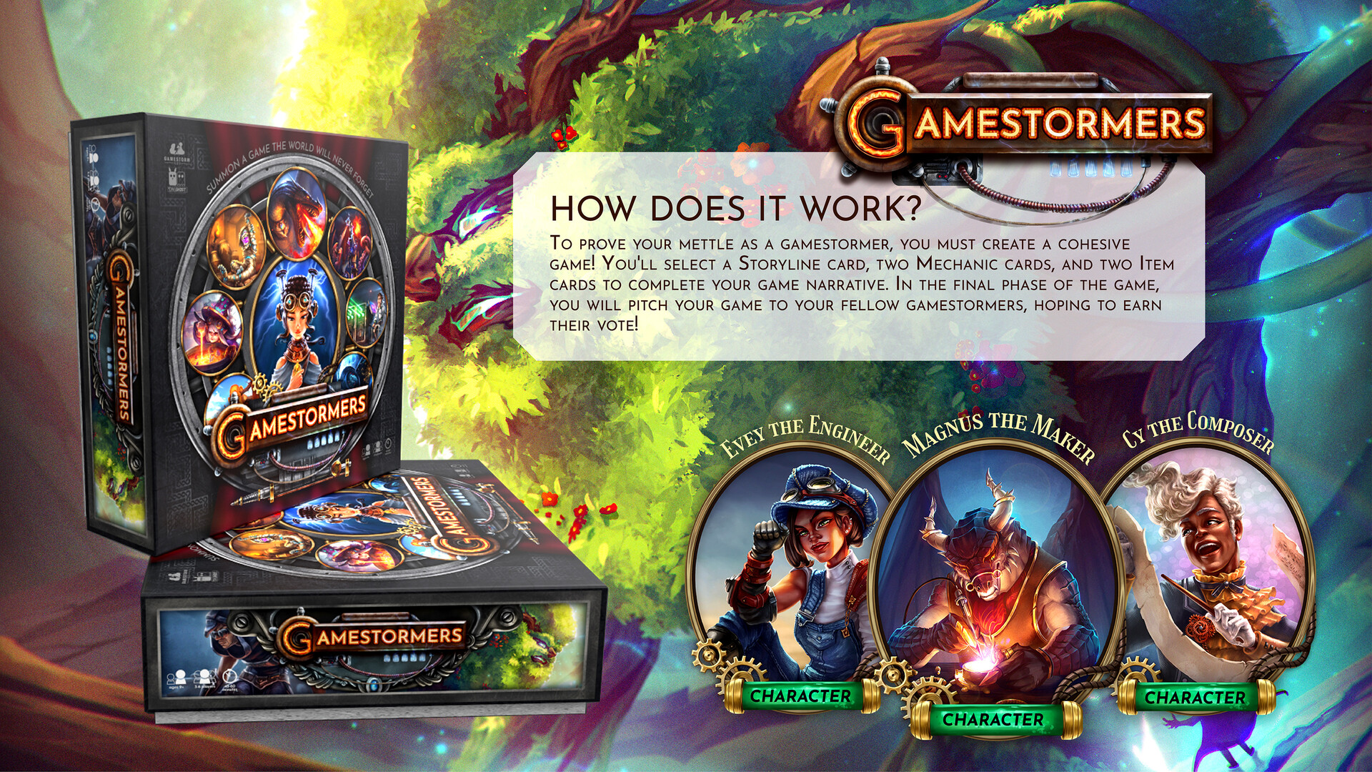 Owl Ghost Creatives - Gamestormers Presentation Assets and Marketing